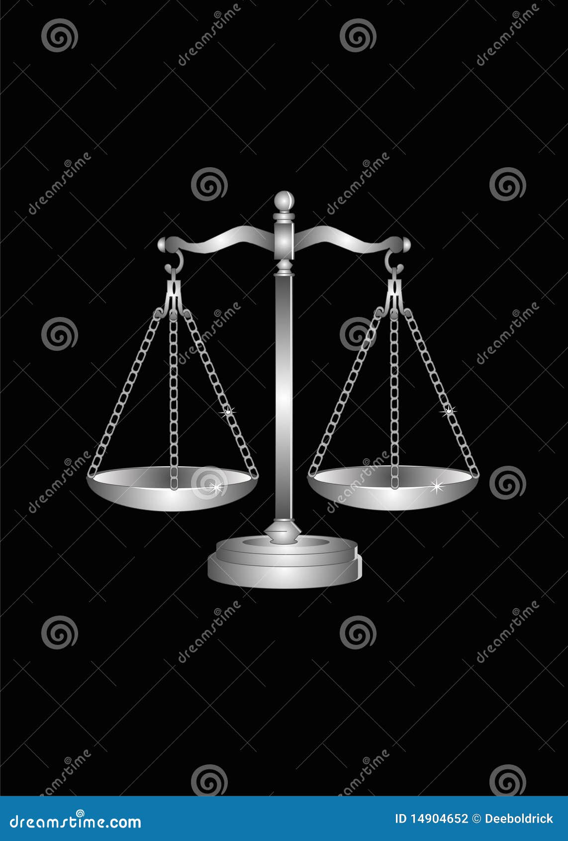 Unbalanced Justice Scale Cartoon Vector | CartoonDealer.com #36421905
