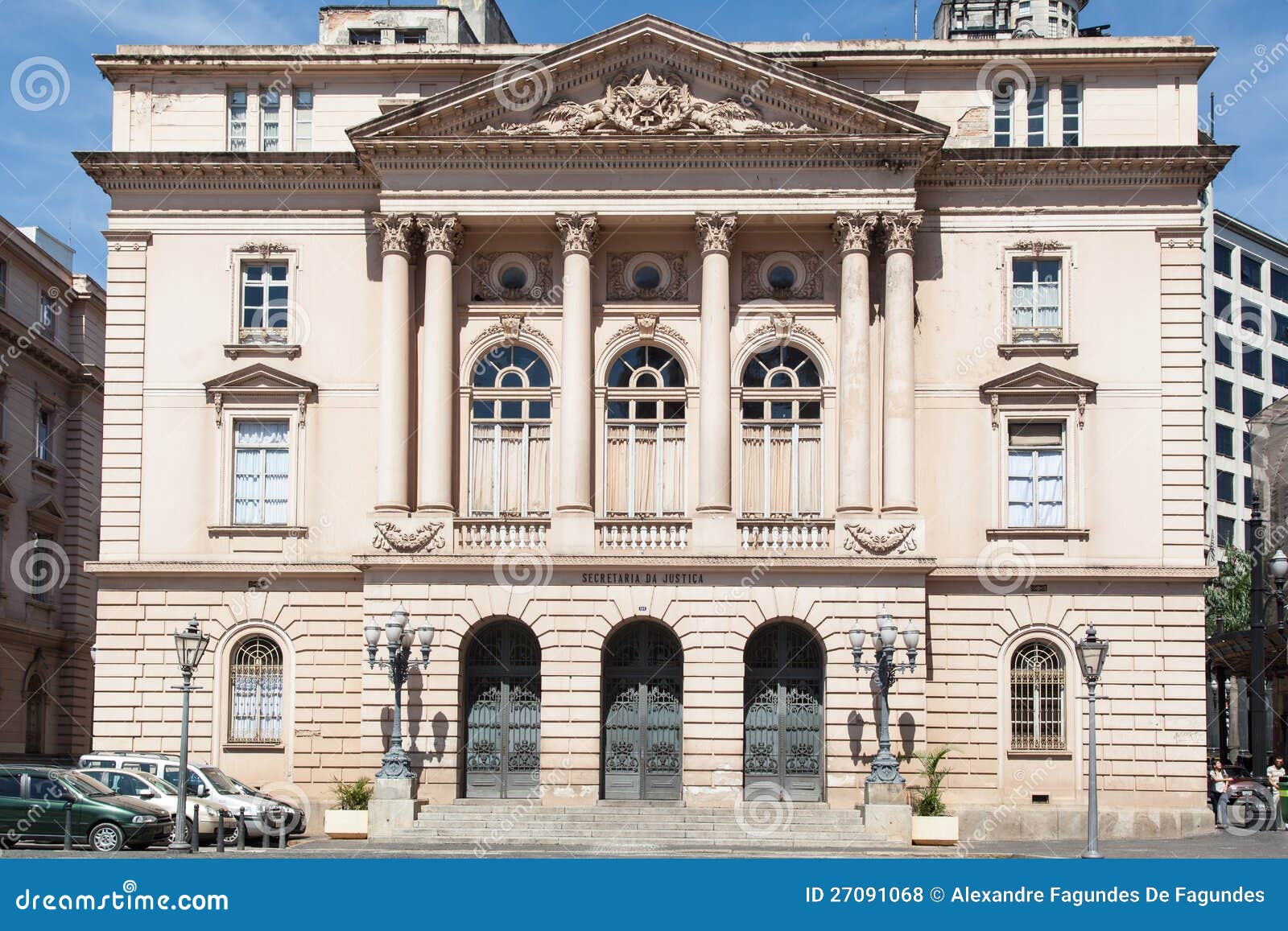 Justice Secretary Building Sao Paulo Editorial Stock Photo - Image of ...