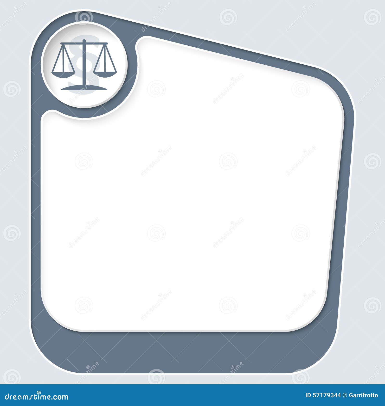 Justice symbol stock vector. Illustration of gray, message - 57179344