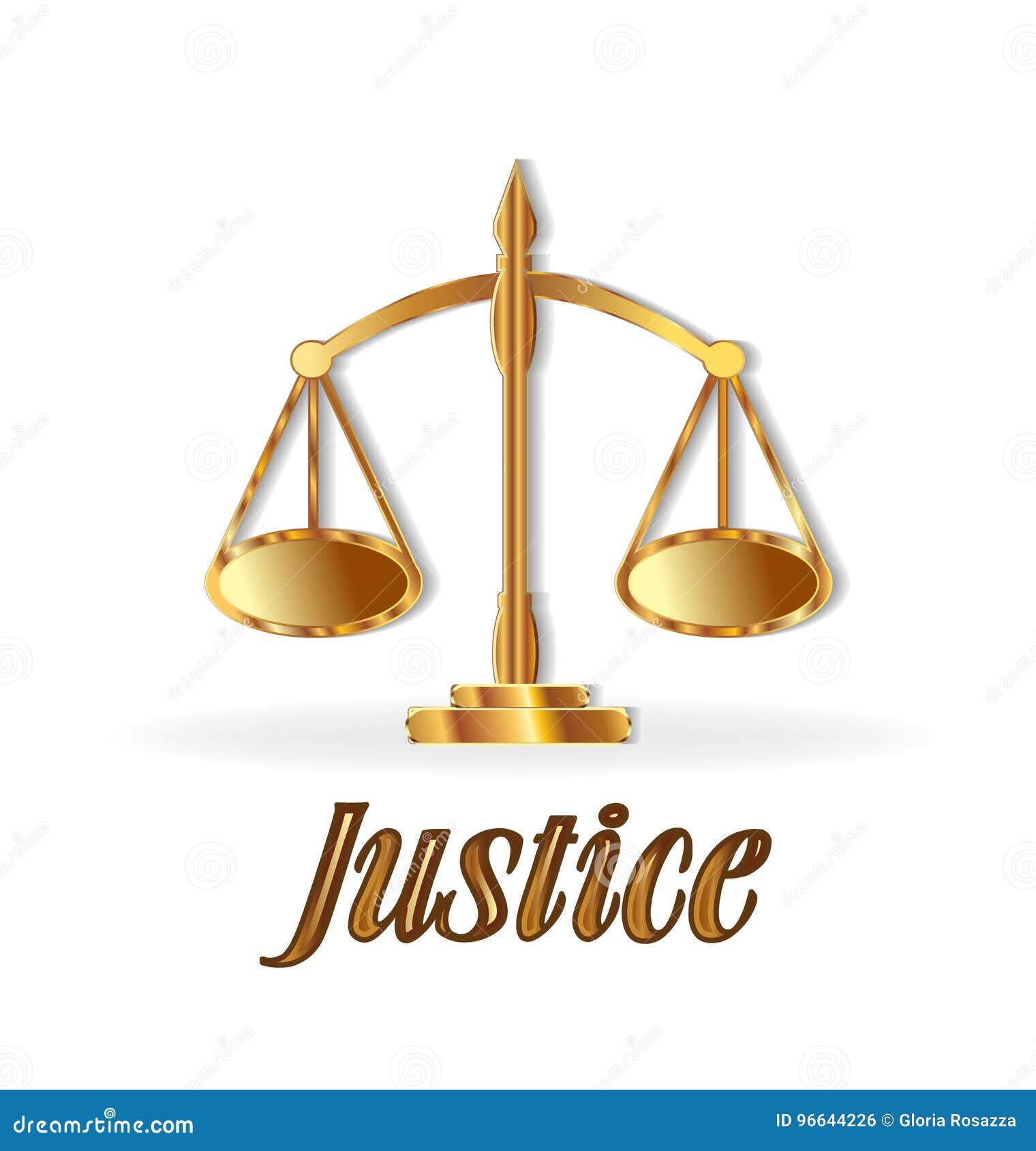 Justice Symbol Scale Vector Illustration | CartoonDealer.com #96644226