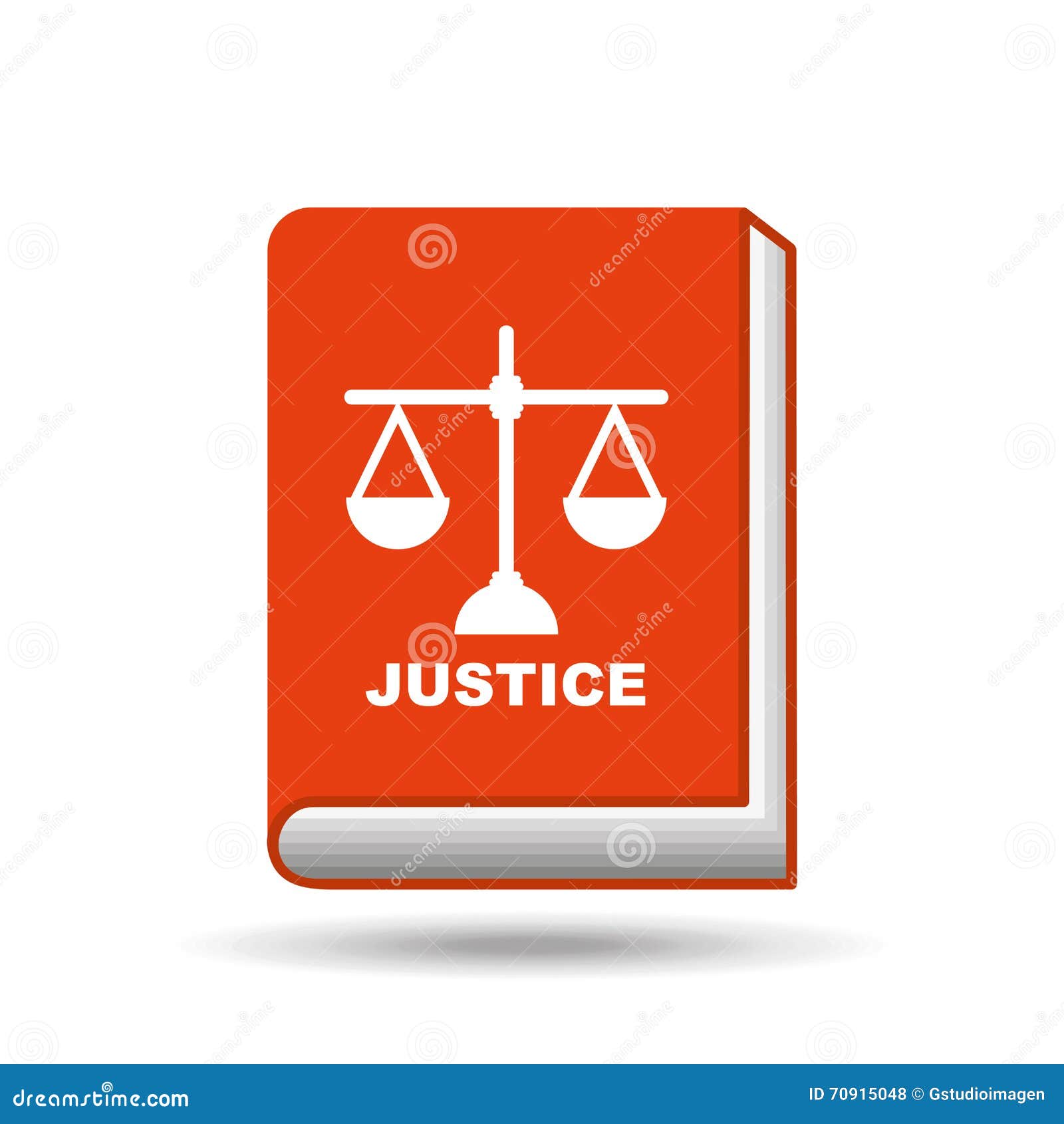 Justice System Concept Design Stock Illustration - Illustration of ...