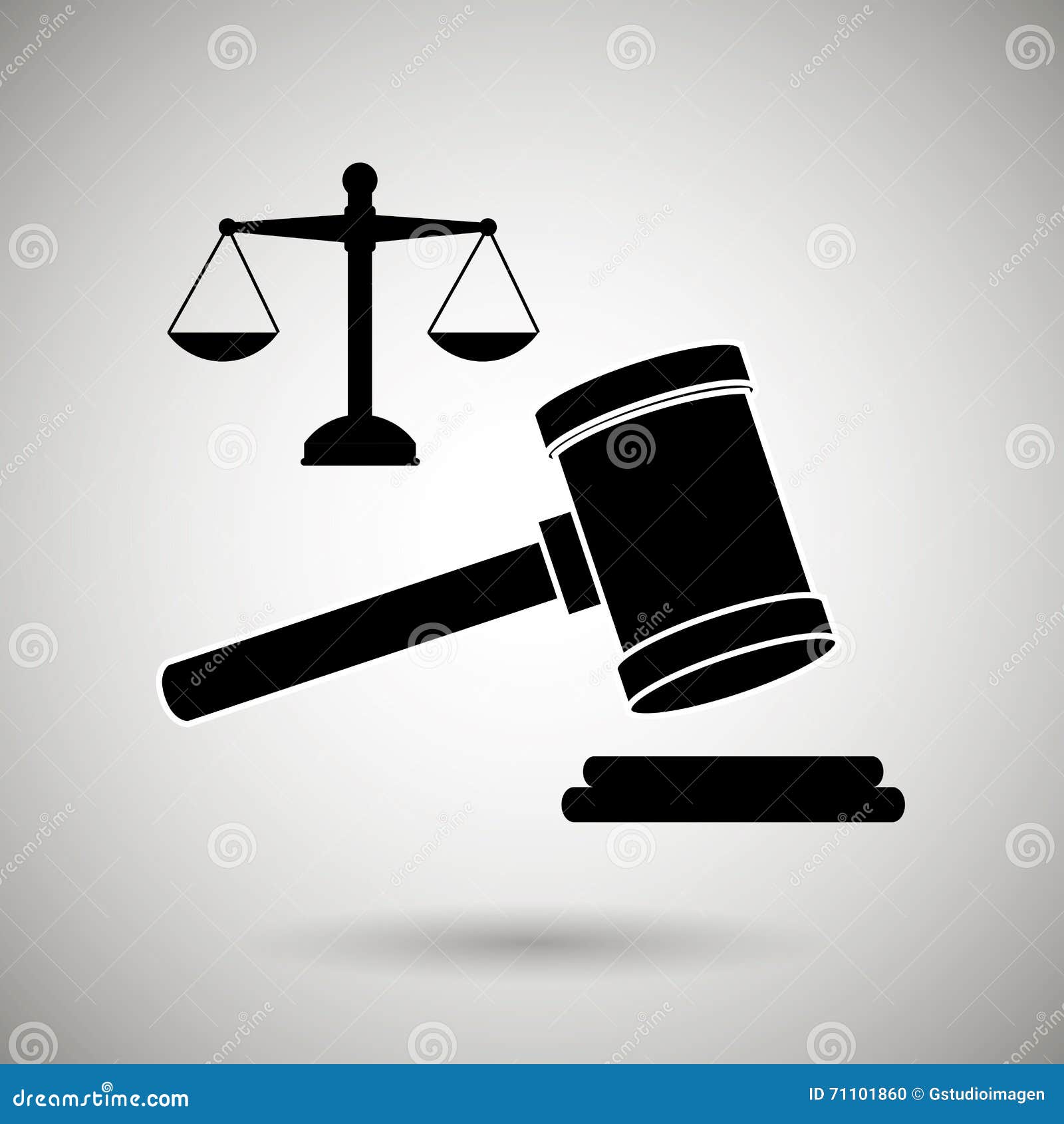 Justice system design stock illustration. Illustration of sign - 71101860