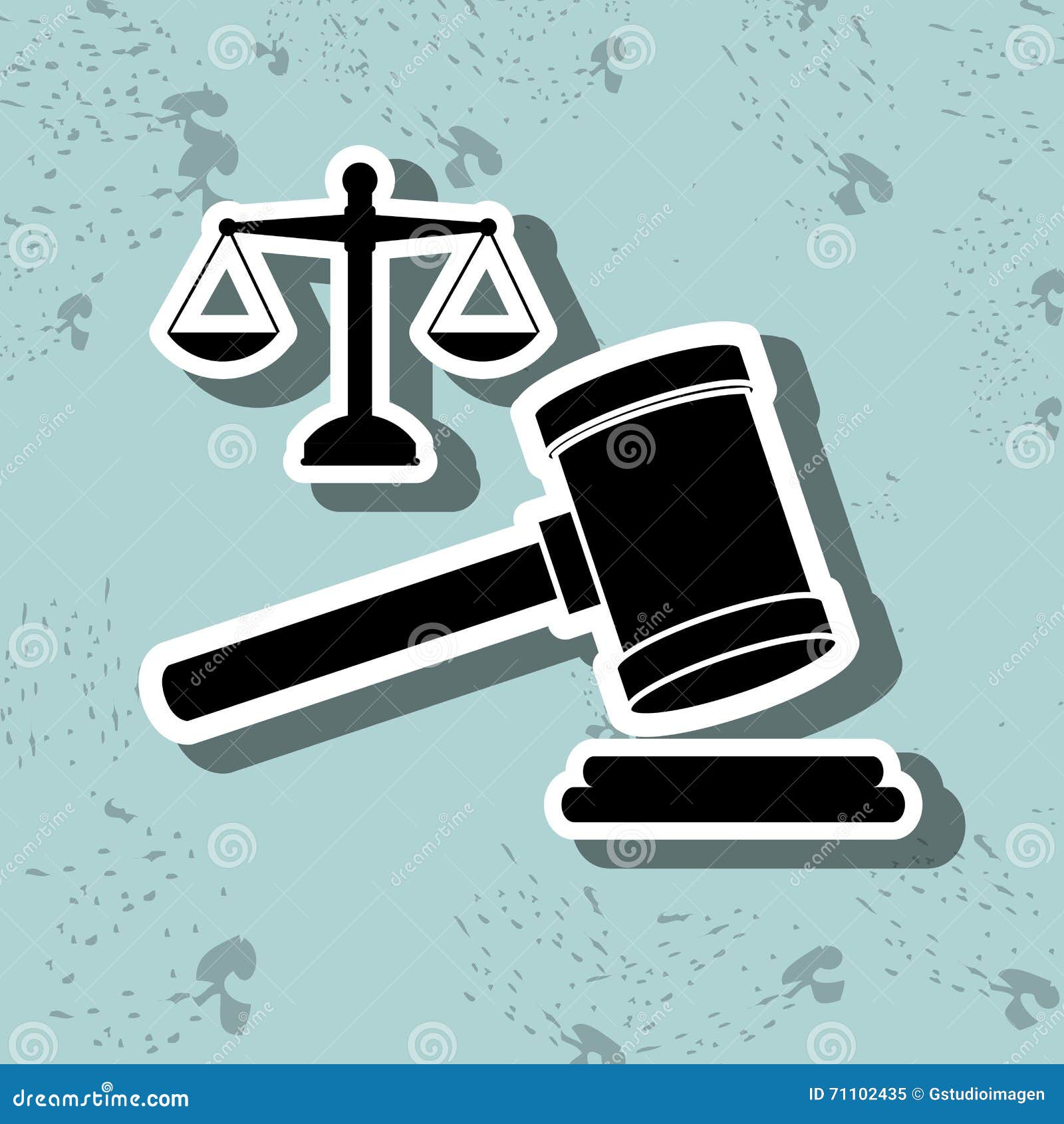 Justice system design stock illustration. Illustration of flat - 71102435