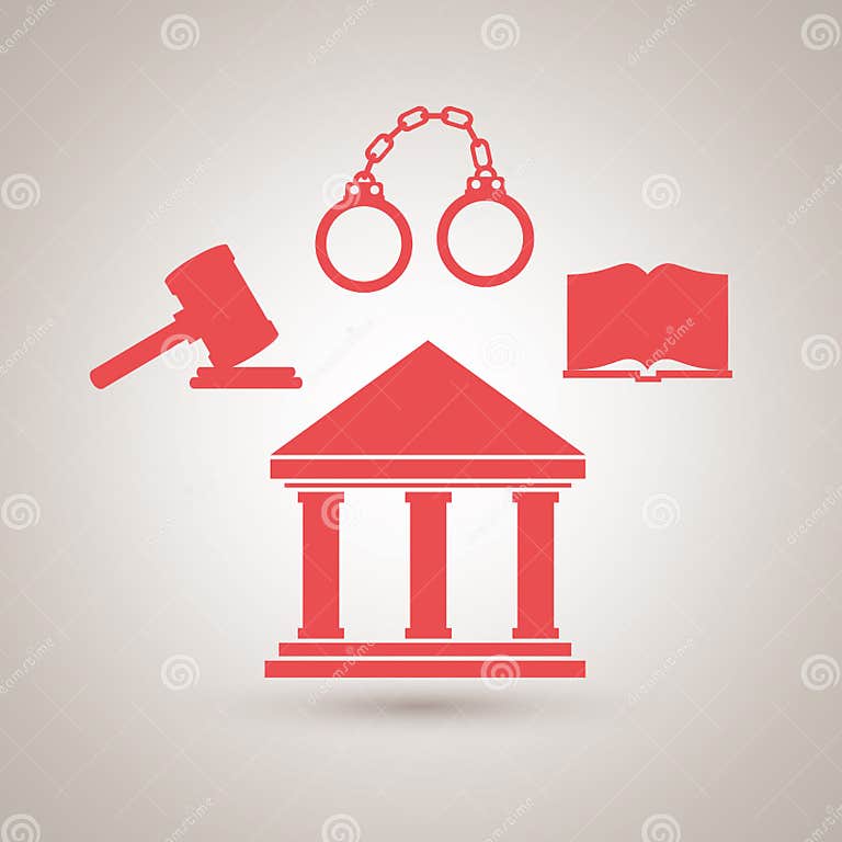Justice system design stock illustration. Illustration of lawyer - 71103019