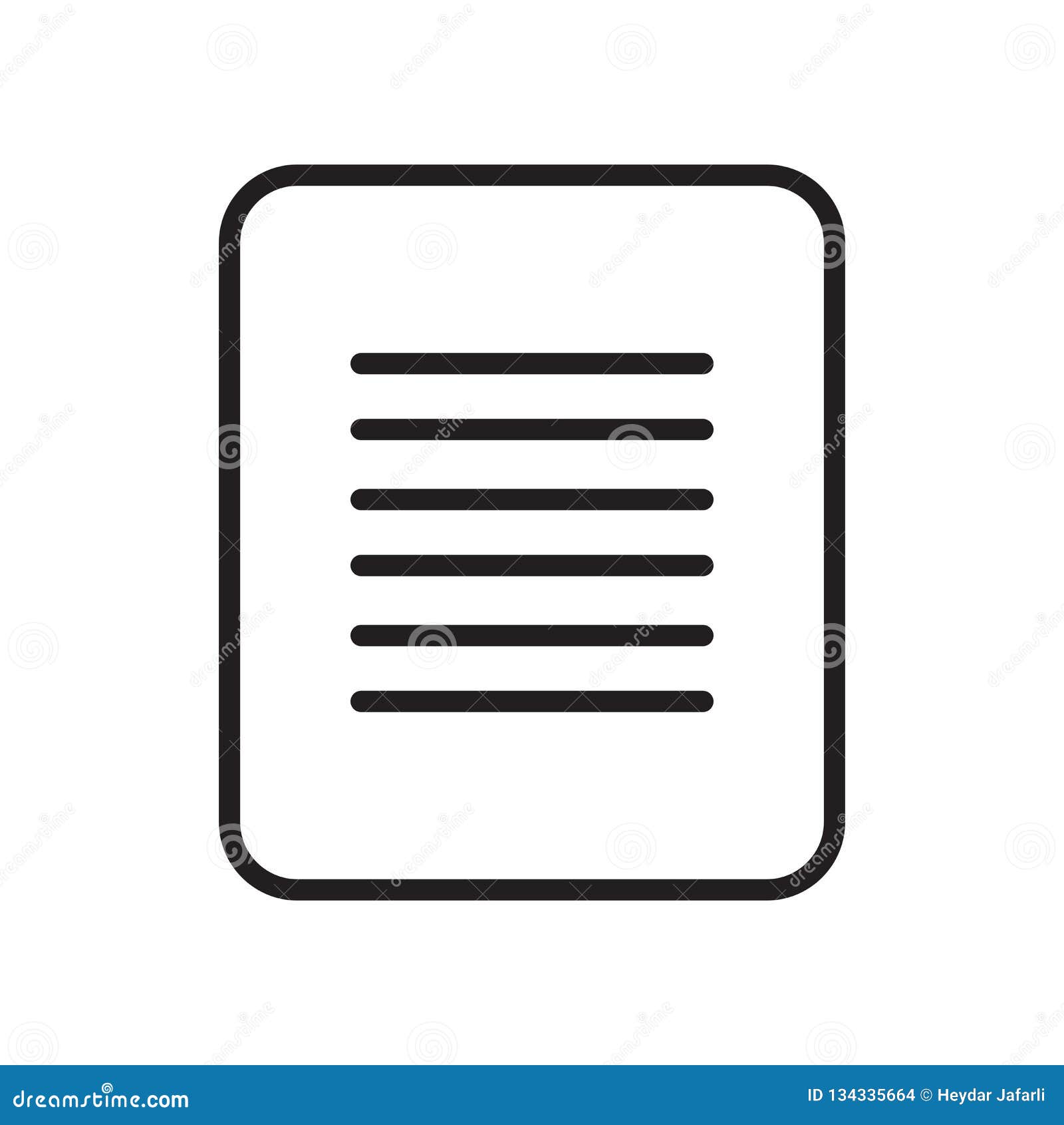 Justify Icon Vector Sign and Symbol Isolated on White Background ...