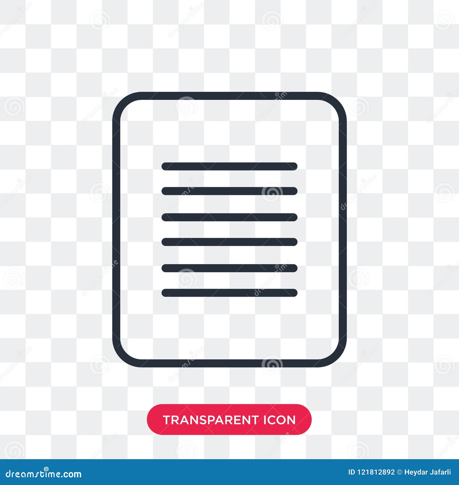 Justify Vector Icon Isolated on Transparent Background, Justify Logo ...