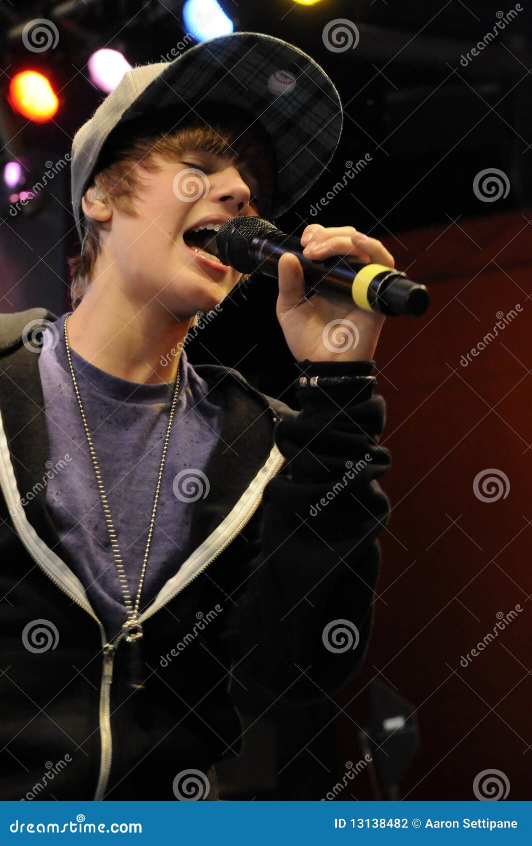 Justin Bieber Performing Live. Editorial Photography - Image of ...