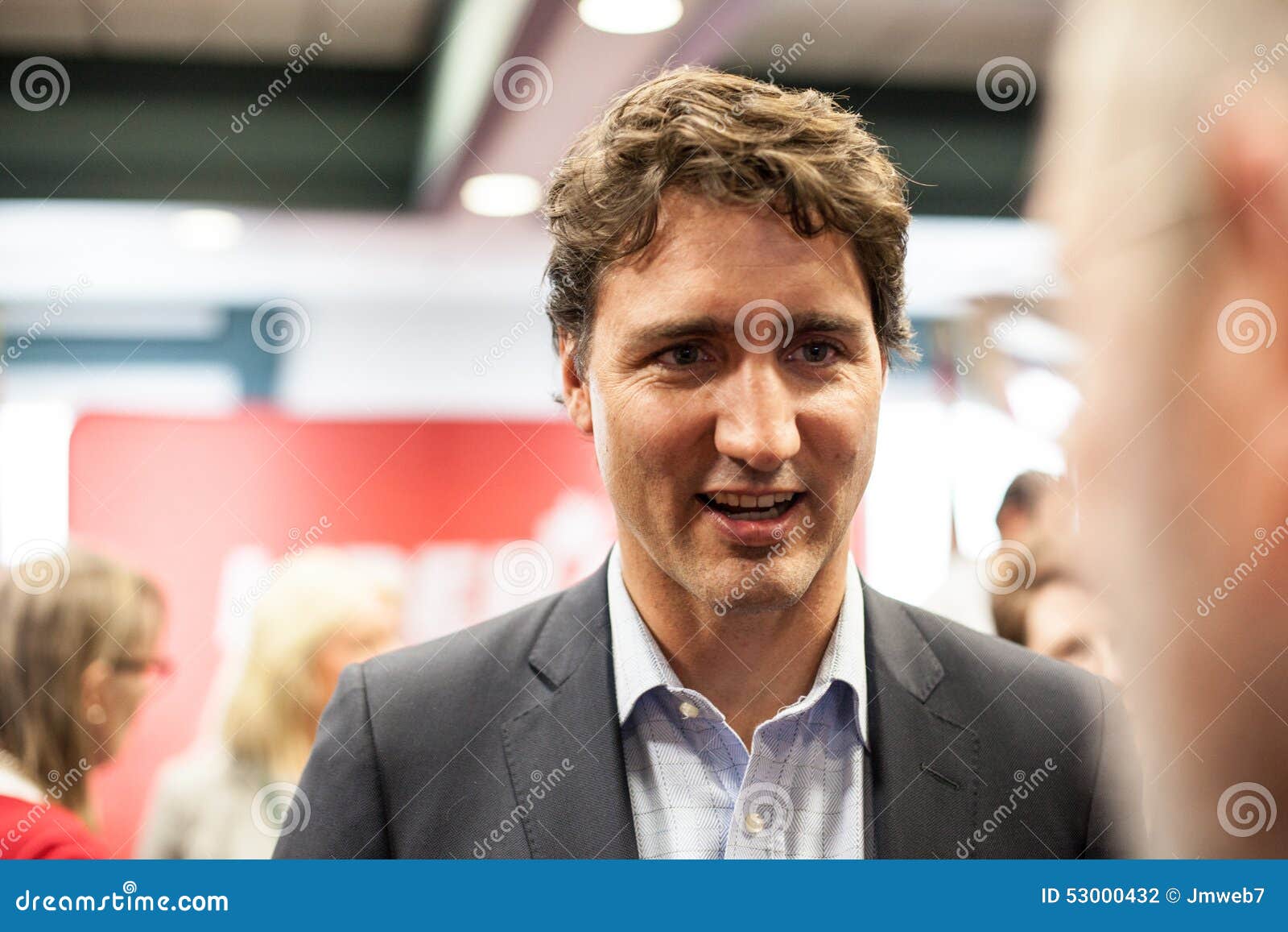 Justin Trudeau fotografía editorial. Imagen de canadiense - 53000432