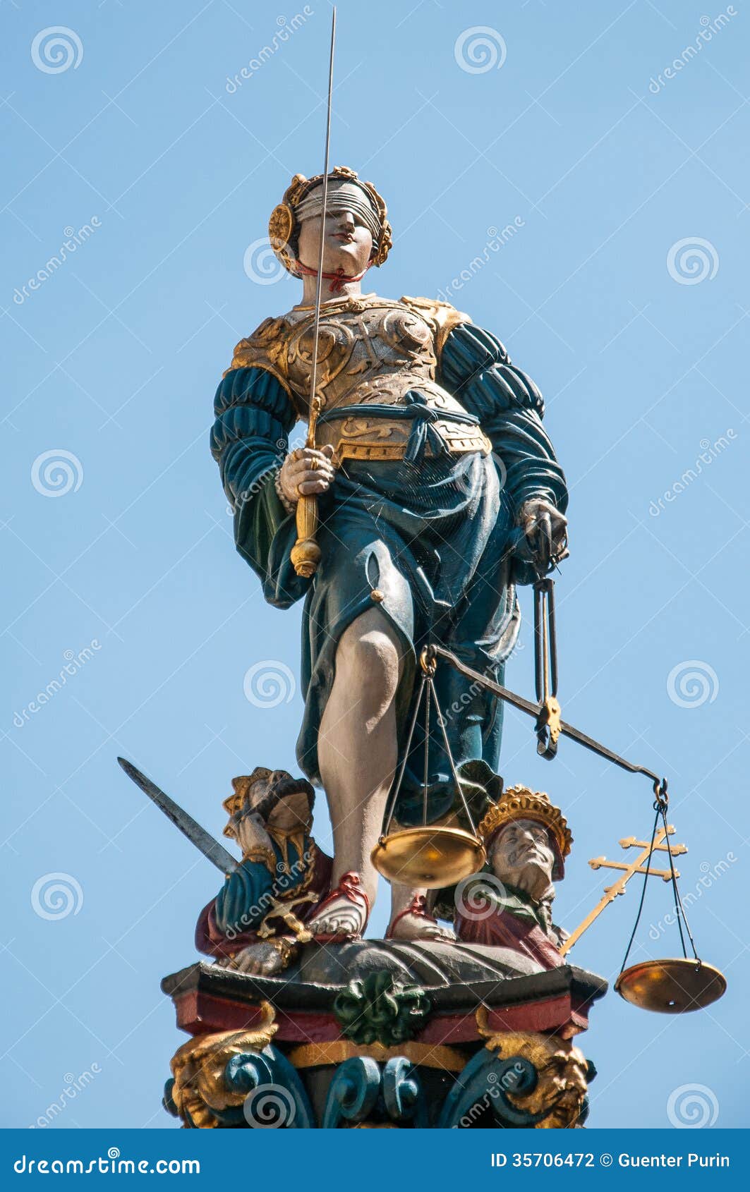 Justitia Editorial Photography - Image: 35706472