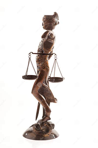 Justitia. Symbol of Justice Stock Image - Image of court, equality ...