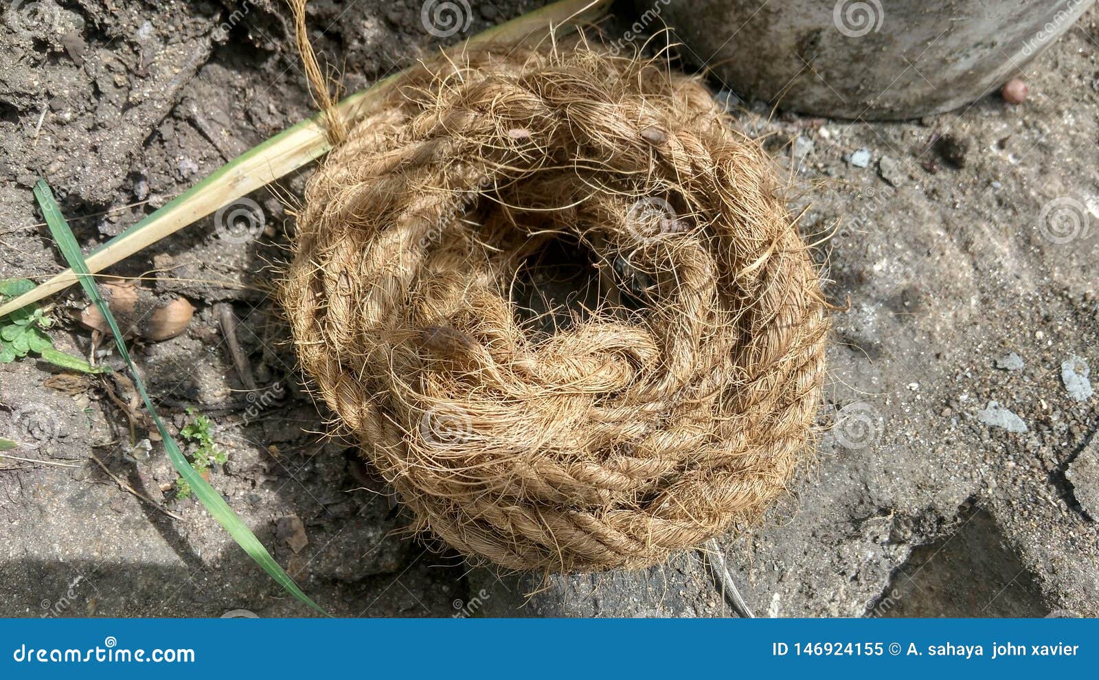 Jute mate roll stock image. Image of mate, roll, bundle - 146924155