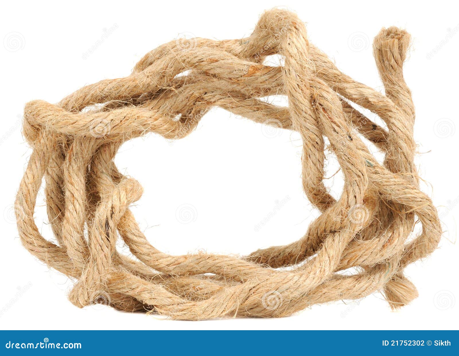 Jute Rope Royalty-Free Stock Photo | CartoonDealer.com #51743745