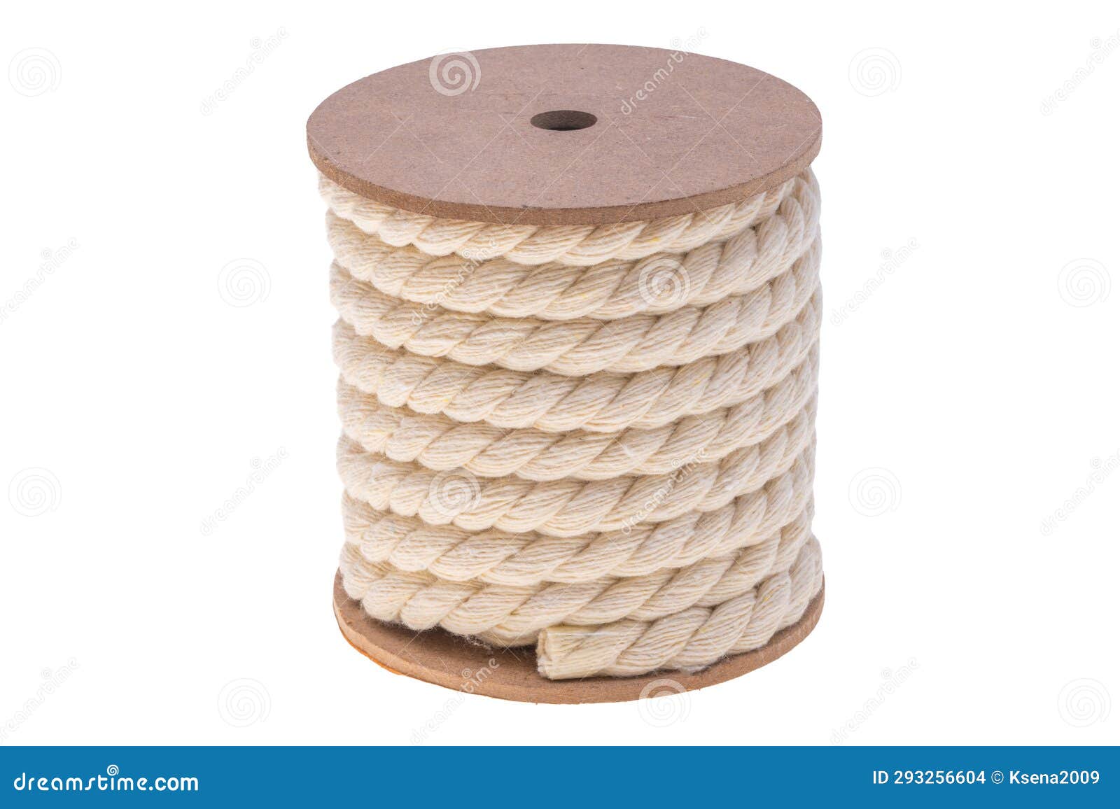 Jute rope isolated stock photo. Image of hemp, closeup - 293256604