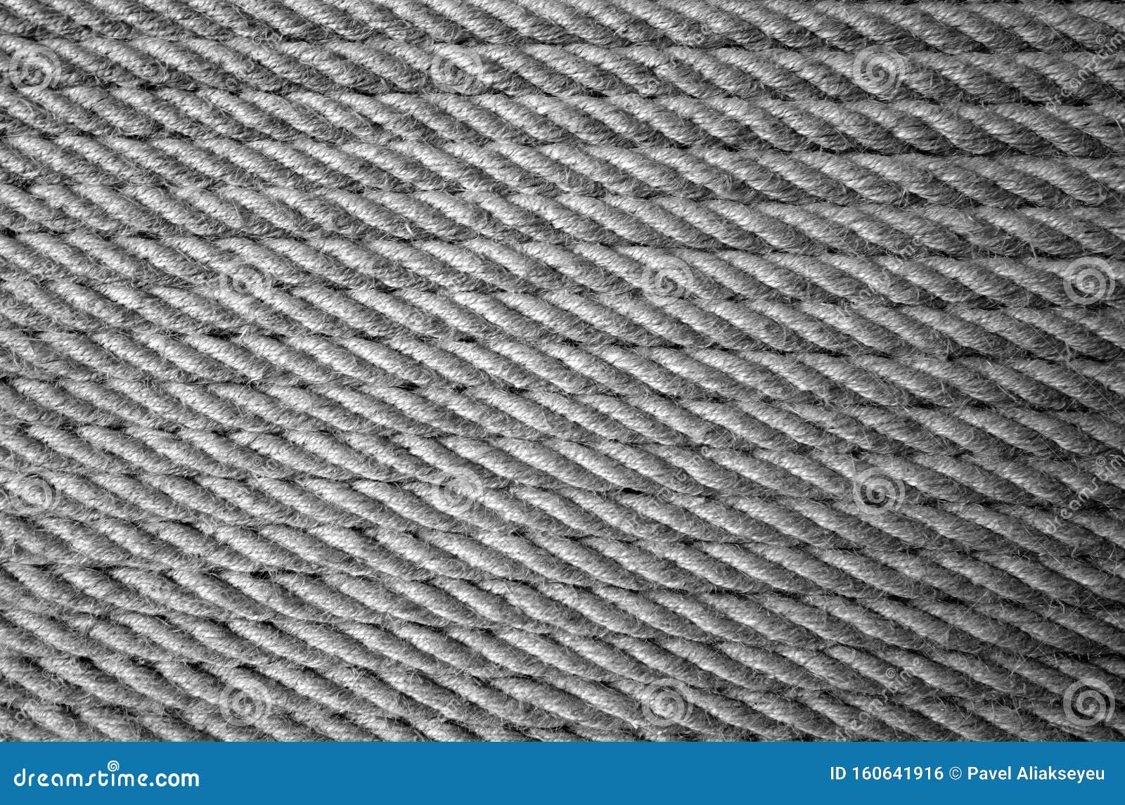 Jute Rope Pattern in Black and White Stock Photo - Image of jute ...