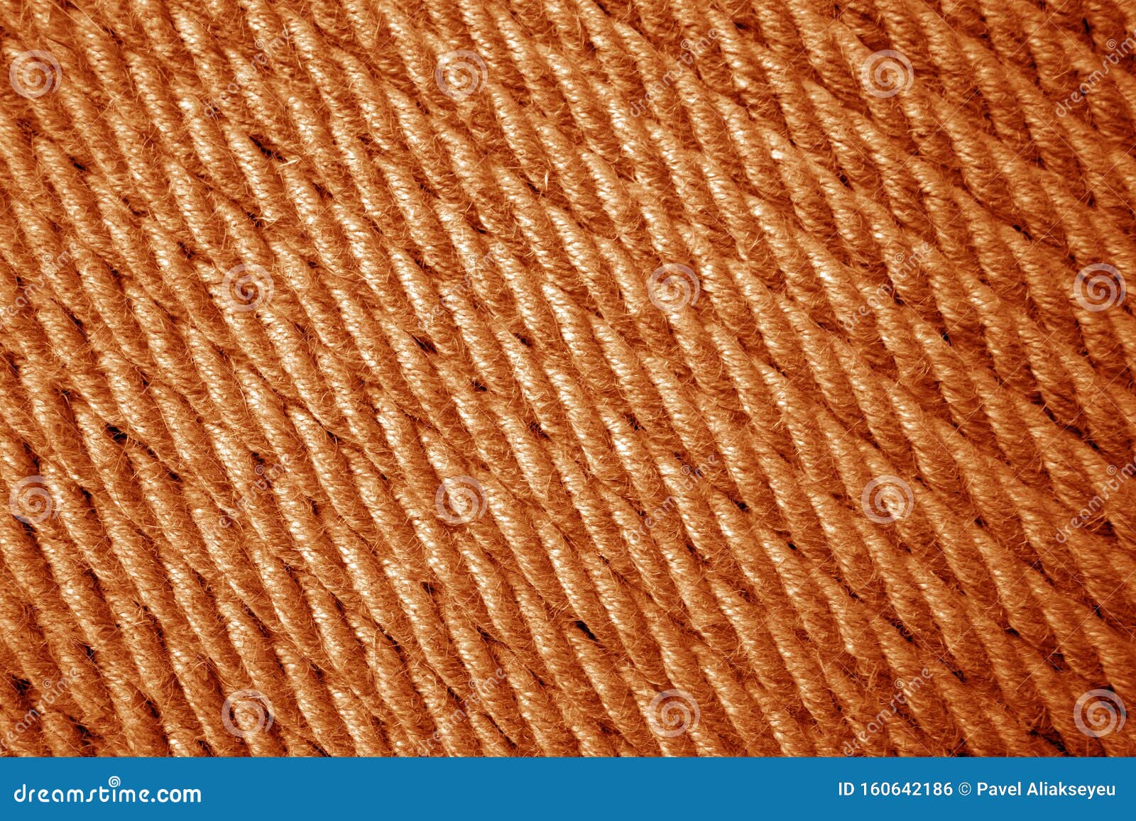 Jute Rope Pattern in Orange Tone Stock Photo - Image of link, orange ...