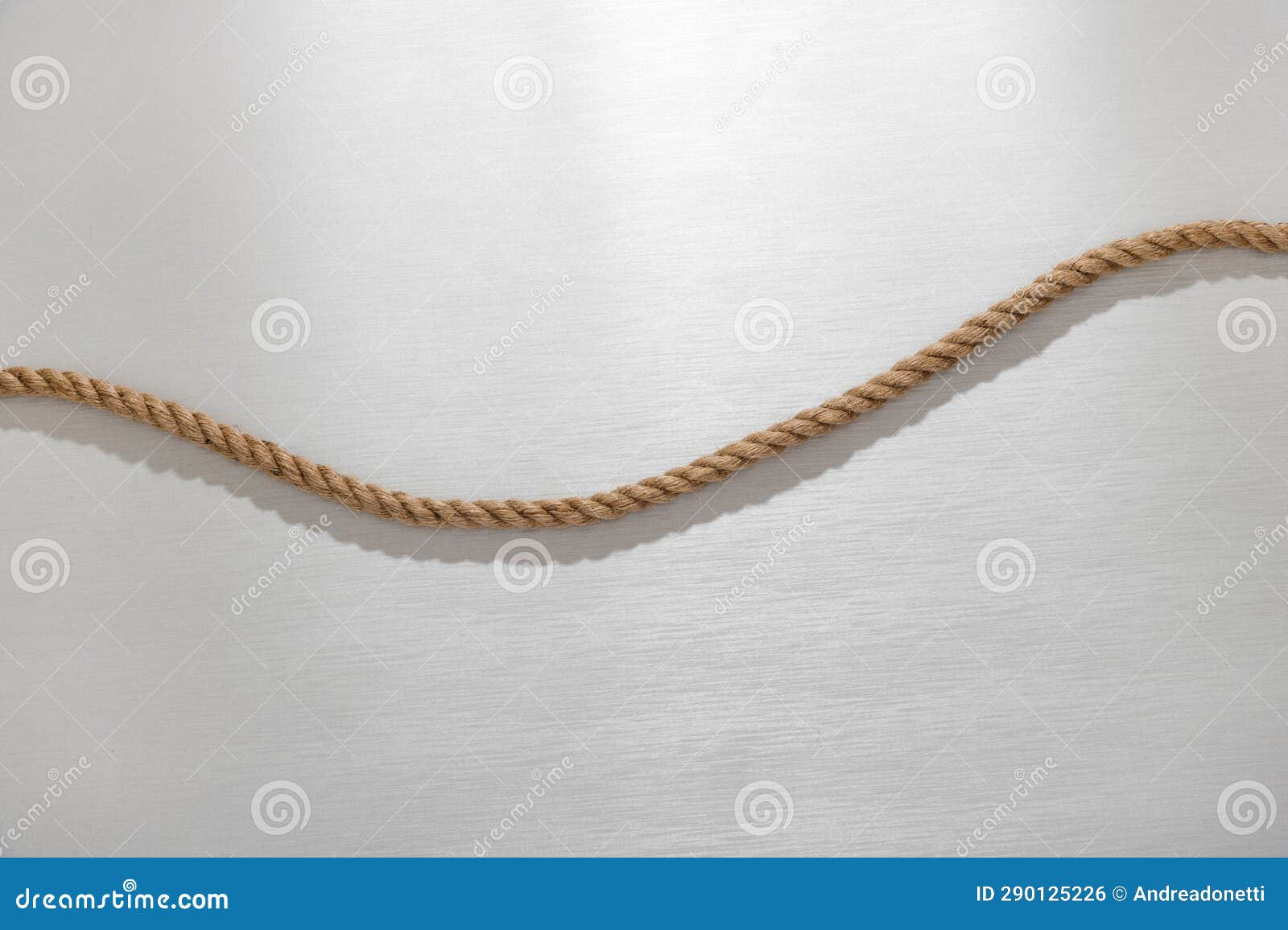 Jute Rope Placed on Table in Daylight Stock Photo - Image of simple ...