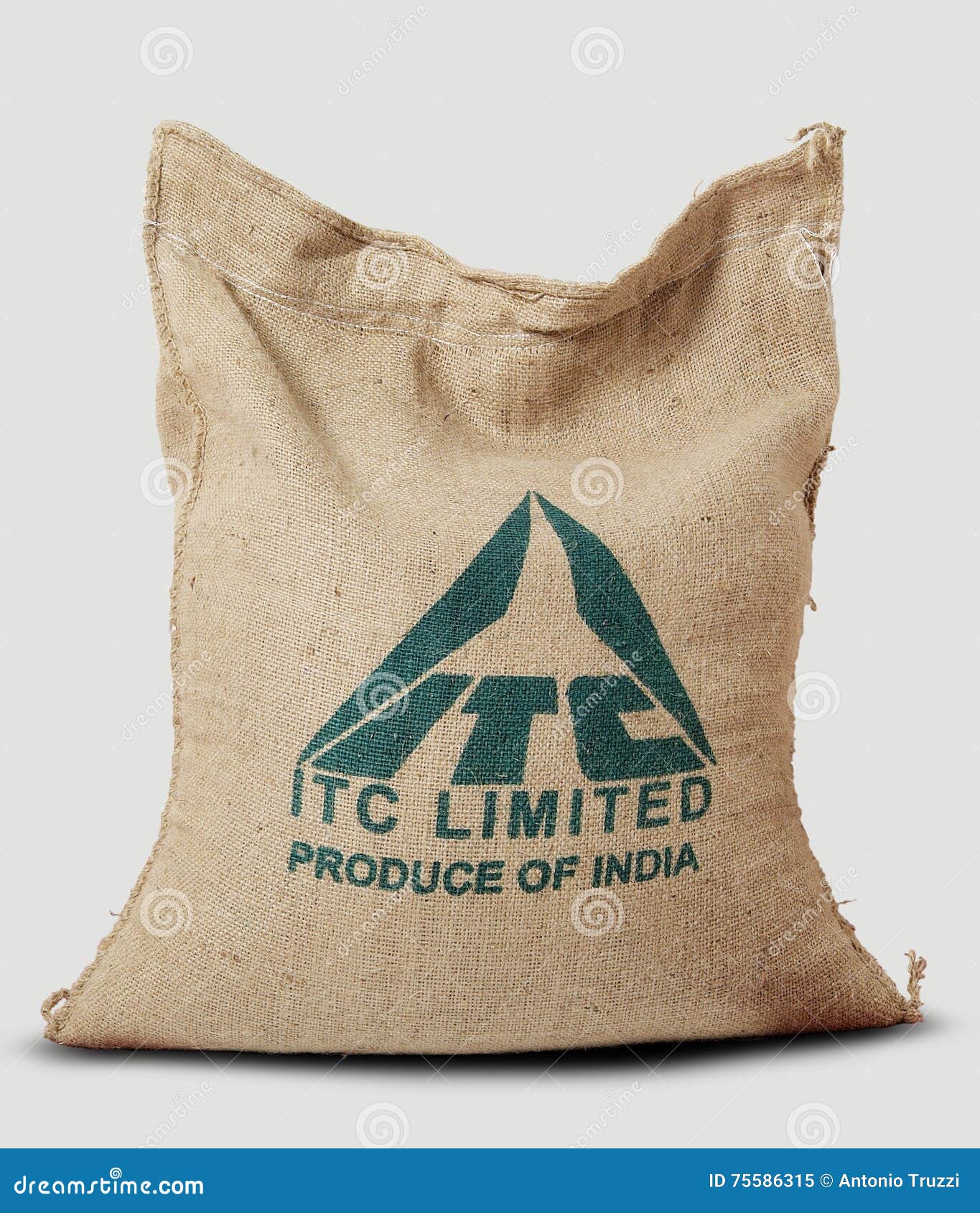 Jute Sack Filled With Label Guatemala Coffee Editorial Photo ...