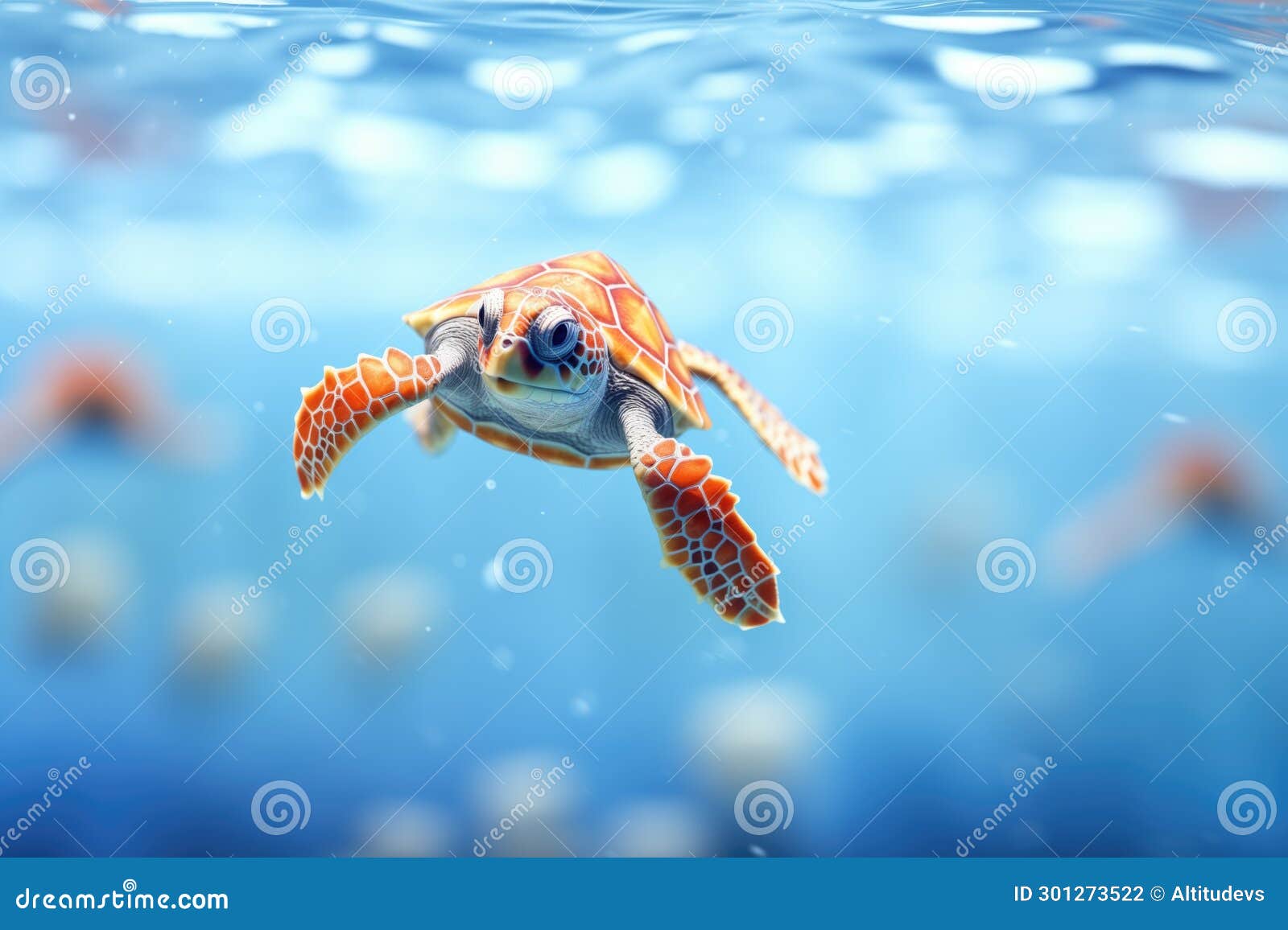 Juvenile Turtle Curiosity Stock Photo | CartoonDealer.com #31677522