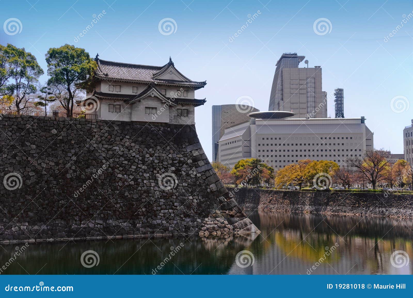 Juxtaposition: Old & New Stock Photo - Image of guardhouse, surrounding ...