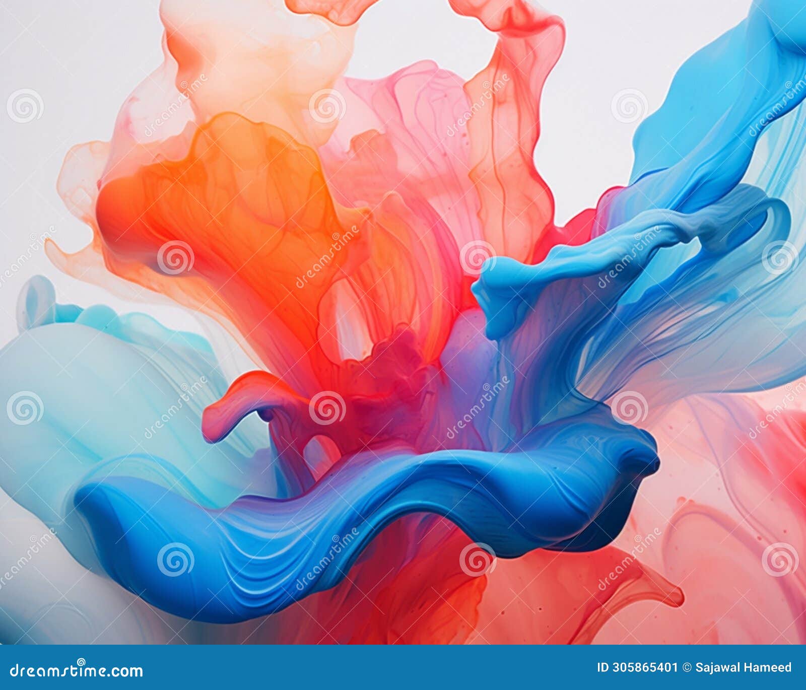 The Juxtaposition of Vibrant Colors and Subtle Gradients Stock ...