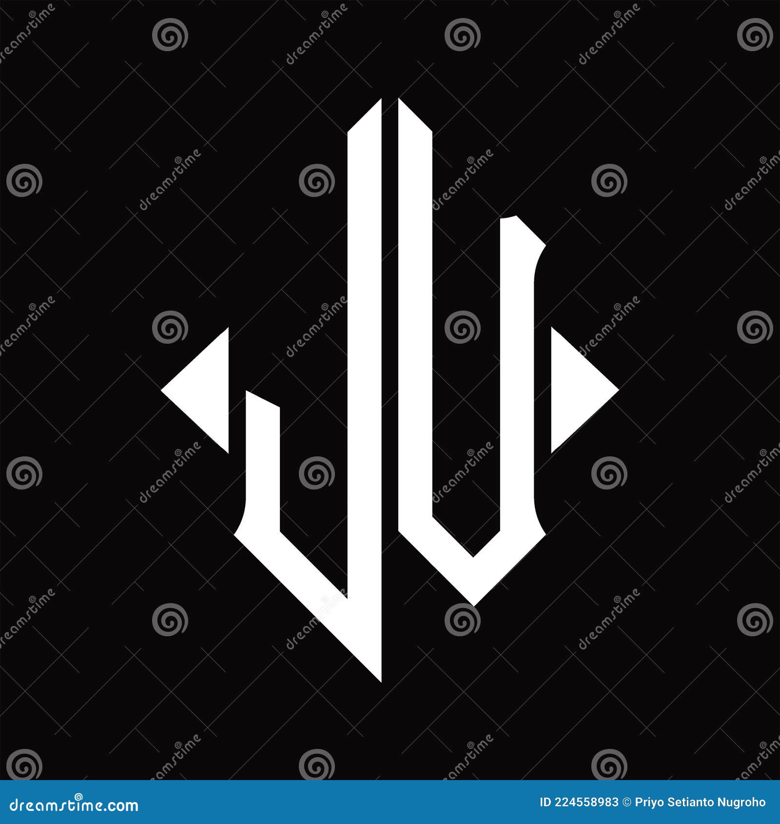 JV Logo Monogram with Shield Shape Isolated Design Template Stock ...