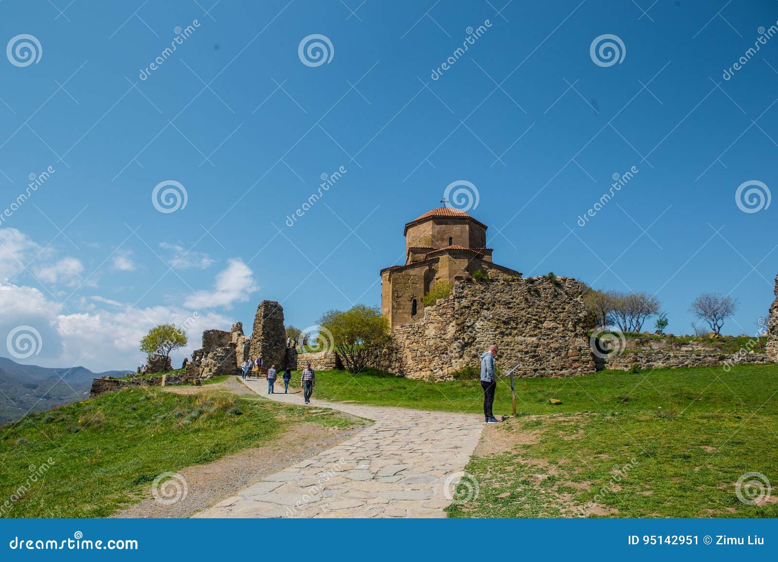 Jvari , Georgia Mtskheta editorial photo. Image of ruins - 95142951