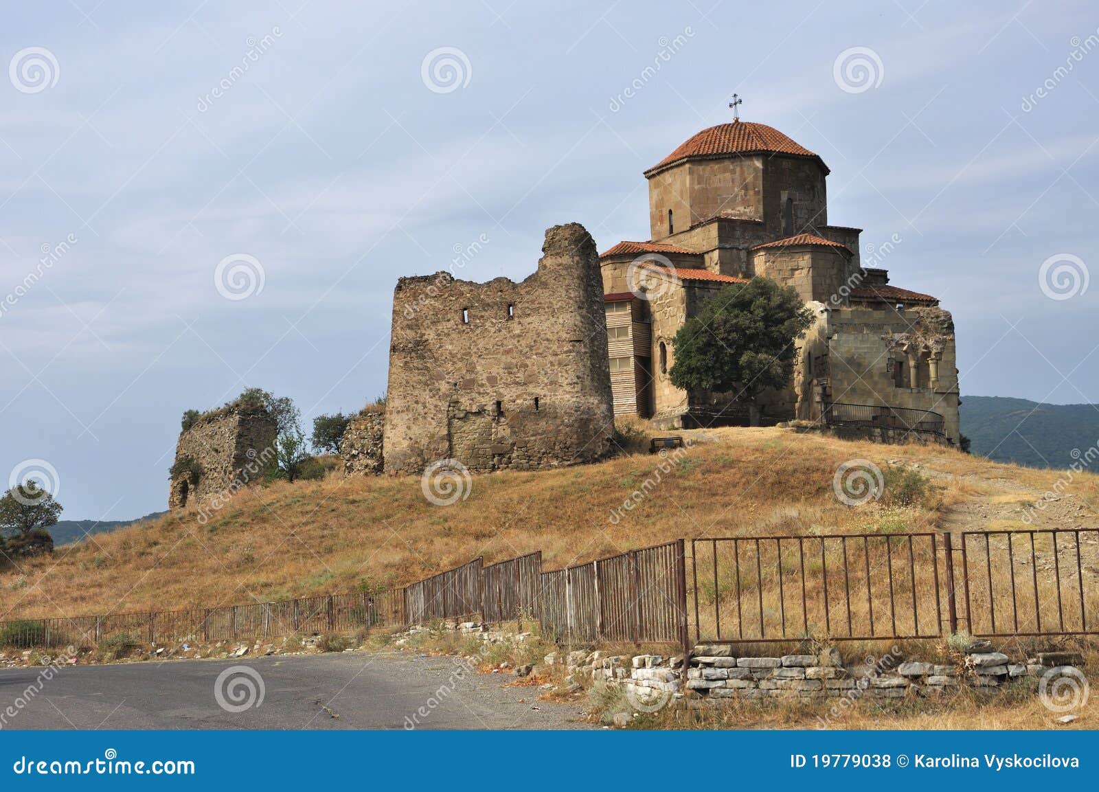 Jvari monastery stock photo. Image of arch, city, history - 19779038