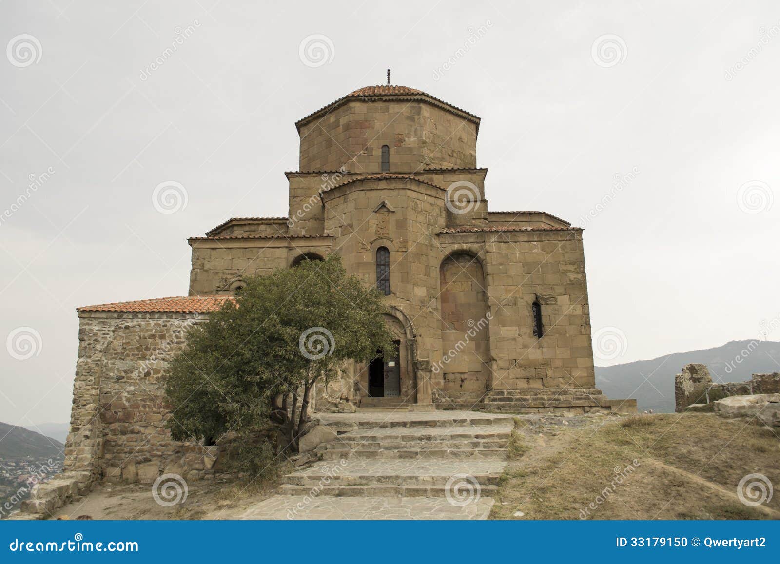Jvari monastery stock photo. Image of history, buildings - 33179150