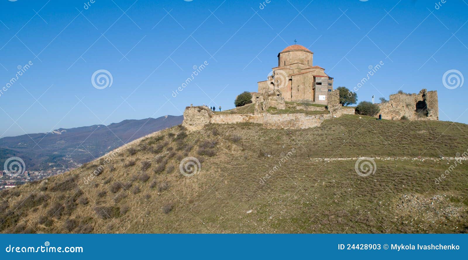 Jvari Monastery in Georgia stock image. Image of outdoor - 24428903