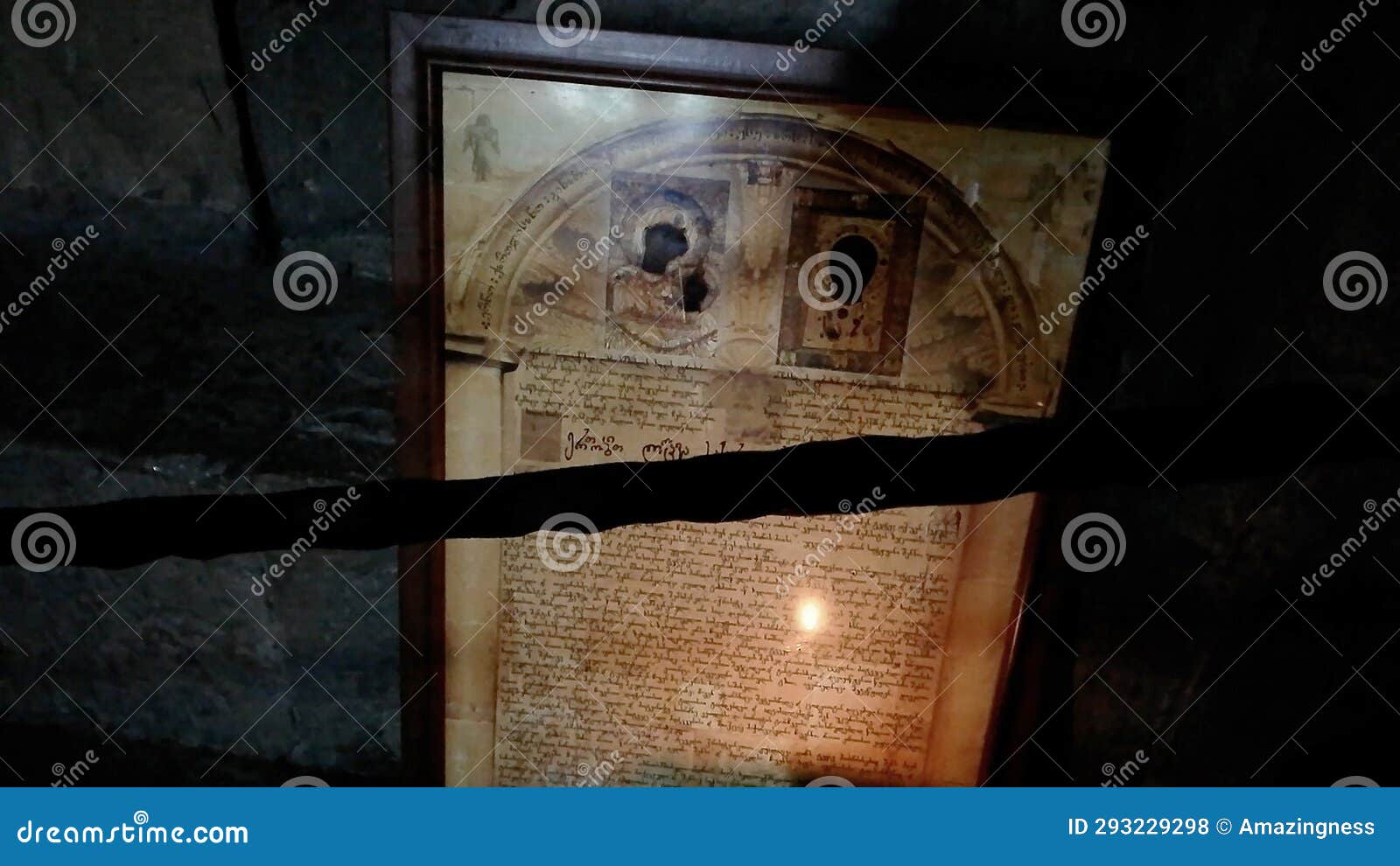 Interior of Georgian Orthodox Monastery in Mtskheta, Jvari Monastery ...
