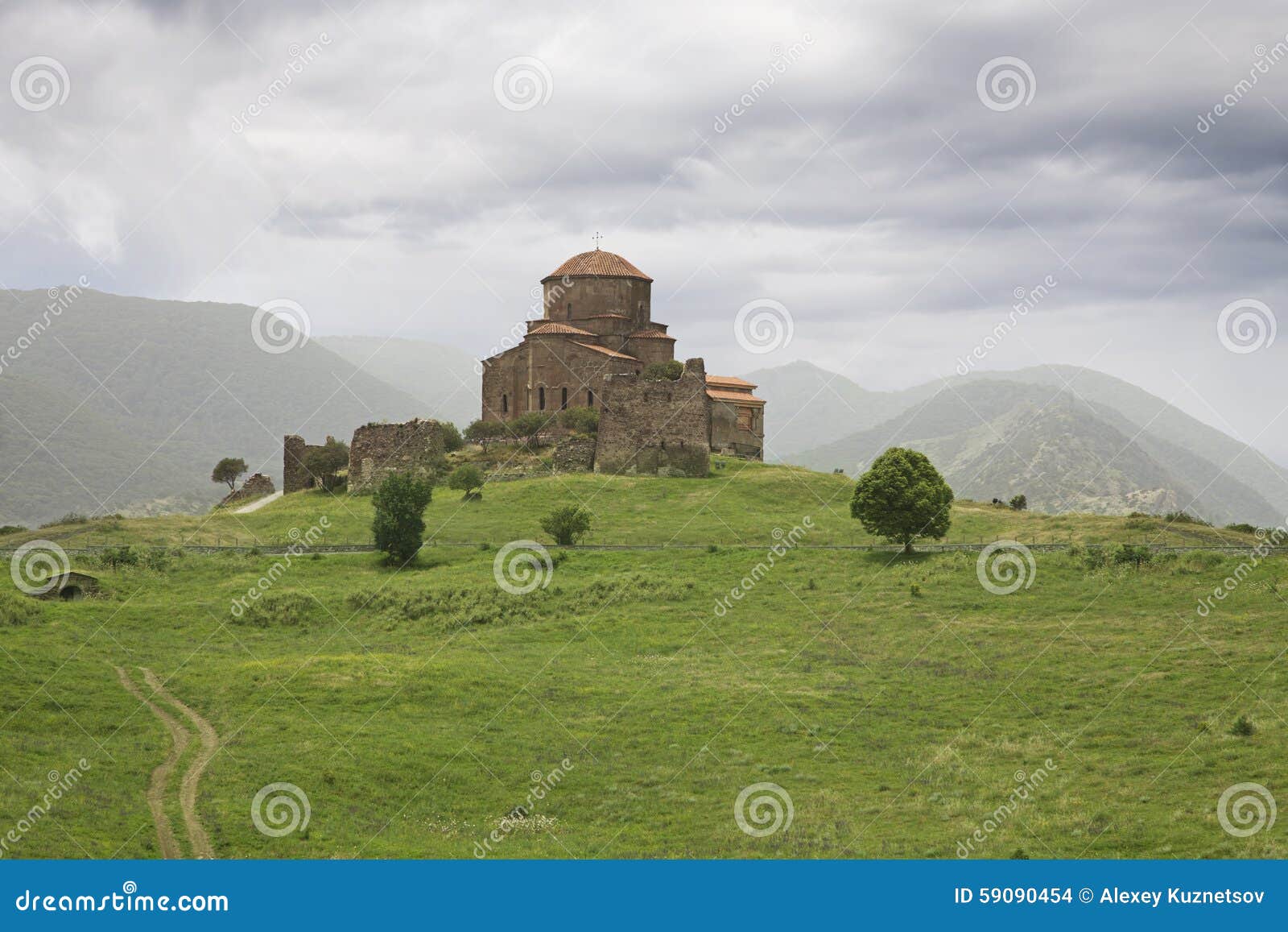 Jvari Monastery. Mtskheta, Eastern Georgia Stock Photo - Image of ...