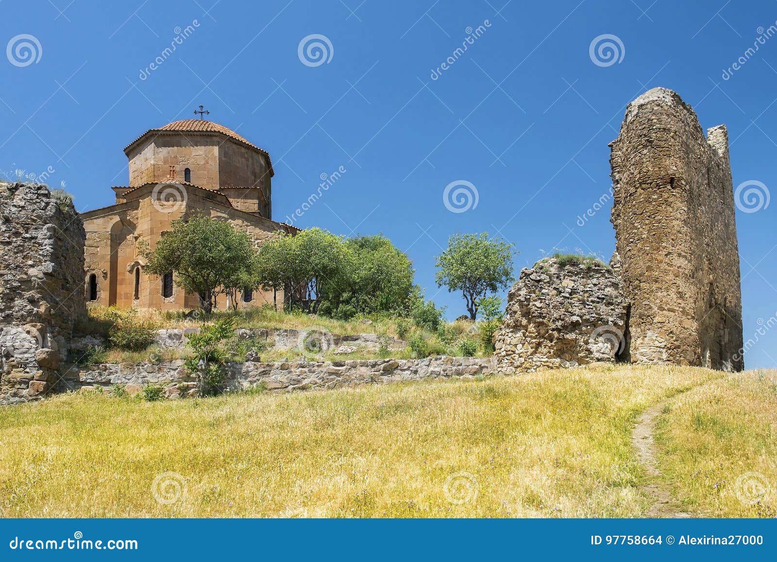 Jvari Monastery, Mtskheta, Georgia Stock Photo - Image of tourism ...