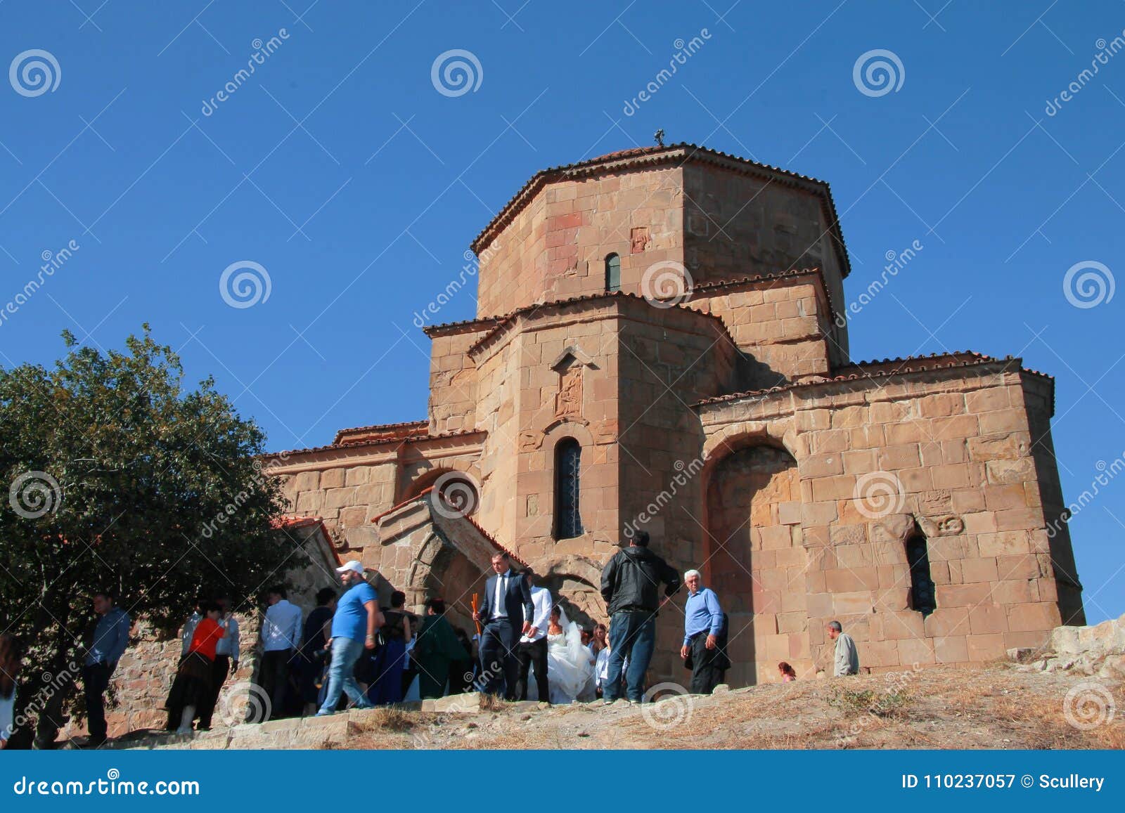 Jvari Orthodox Monastery Mtskheta Eastern Georgia Republic Editorial ...