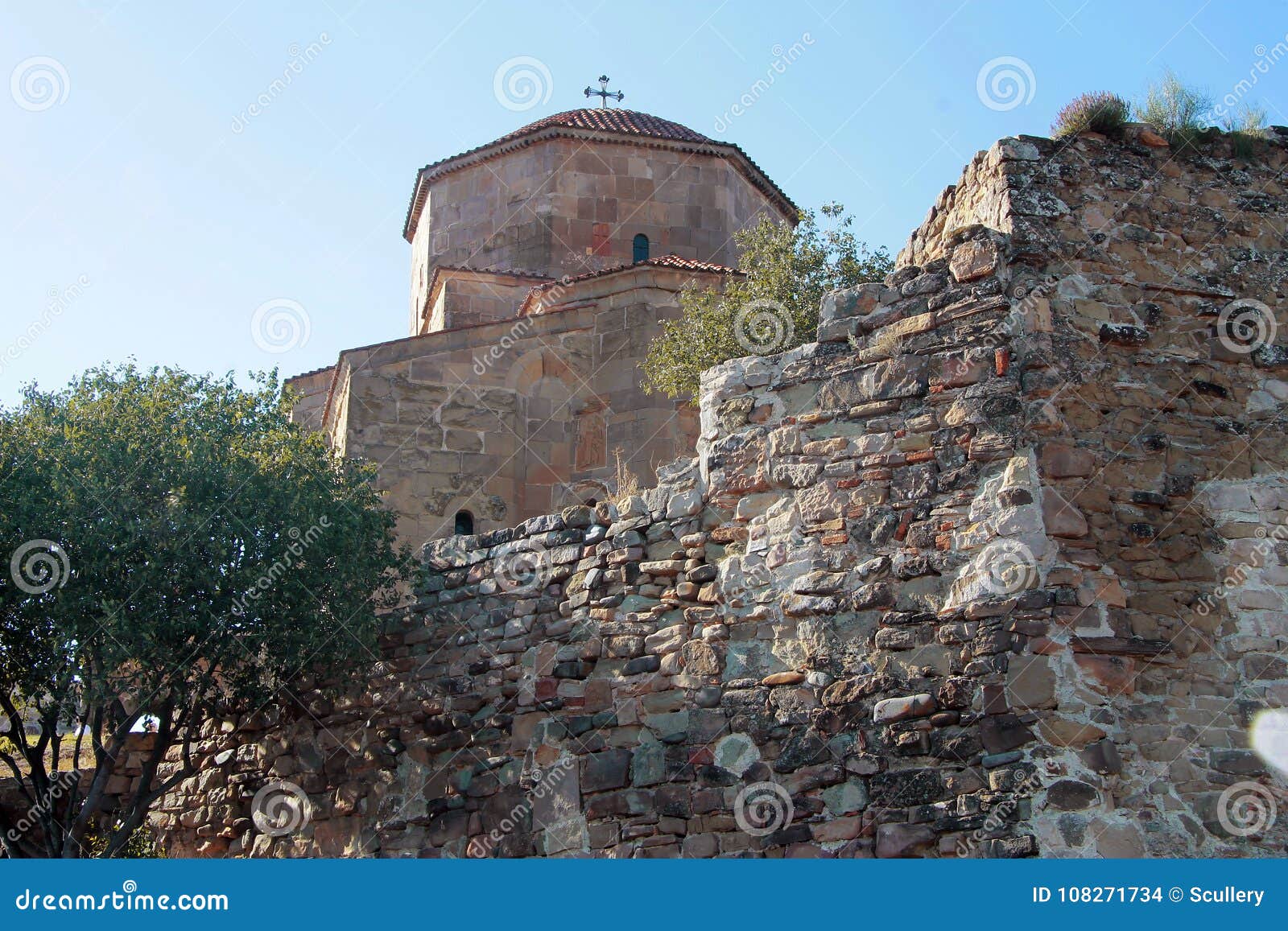 Jvari Orthodox Monastery Mtskheta Eastern Georgia Republic Stock Photo ...