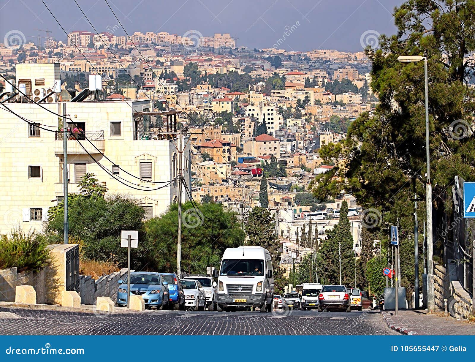 JView of Road in Jerusalem, Israel Editorial Photography - Image of ...
