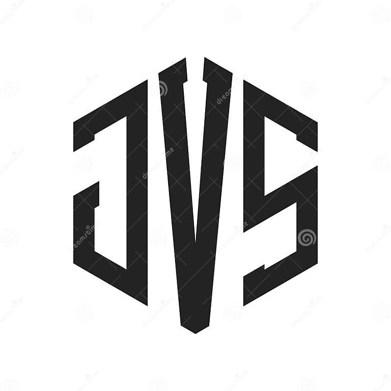 JVS Logo Design. Initial Letter JVS Monogram Logo Using Hexagon Shape ...