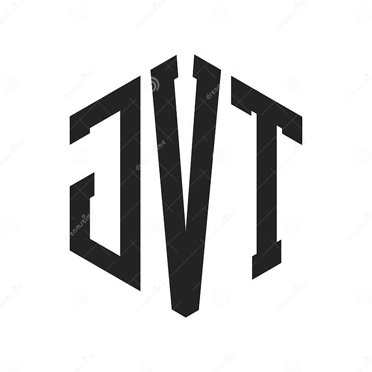 JVT Logo Design. Initial Letter JVT Monogram Logo Using Hexagon Shape ...