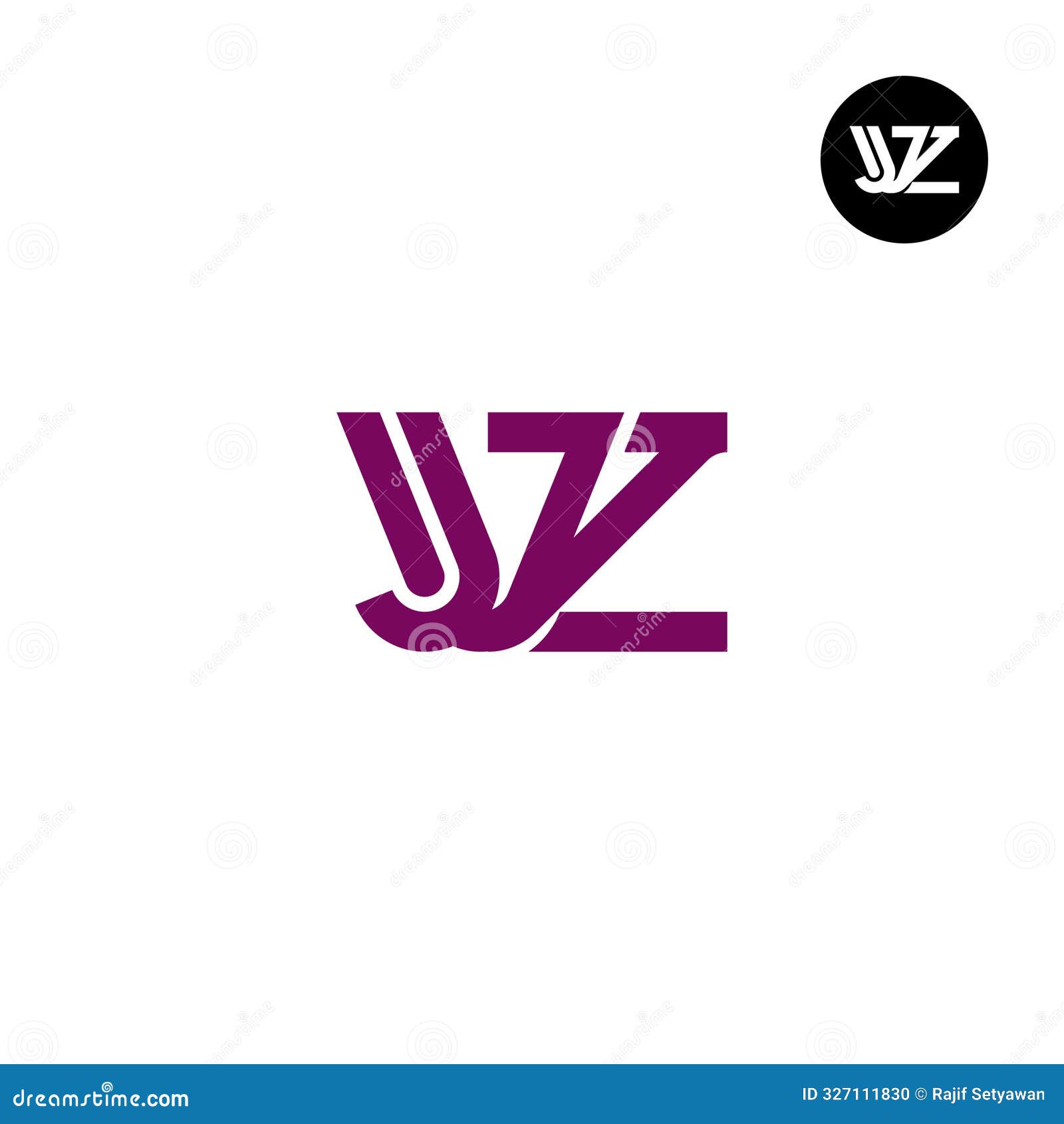 JVZ Logo Letter Monogram Design Stock Vector - Illustration of ...