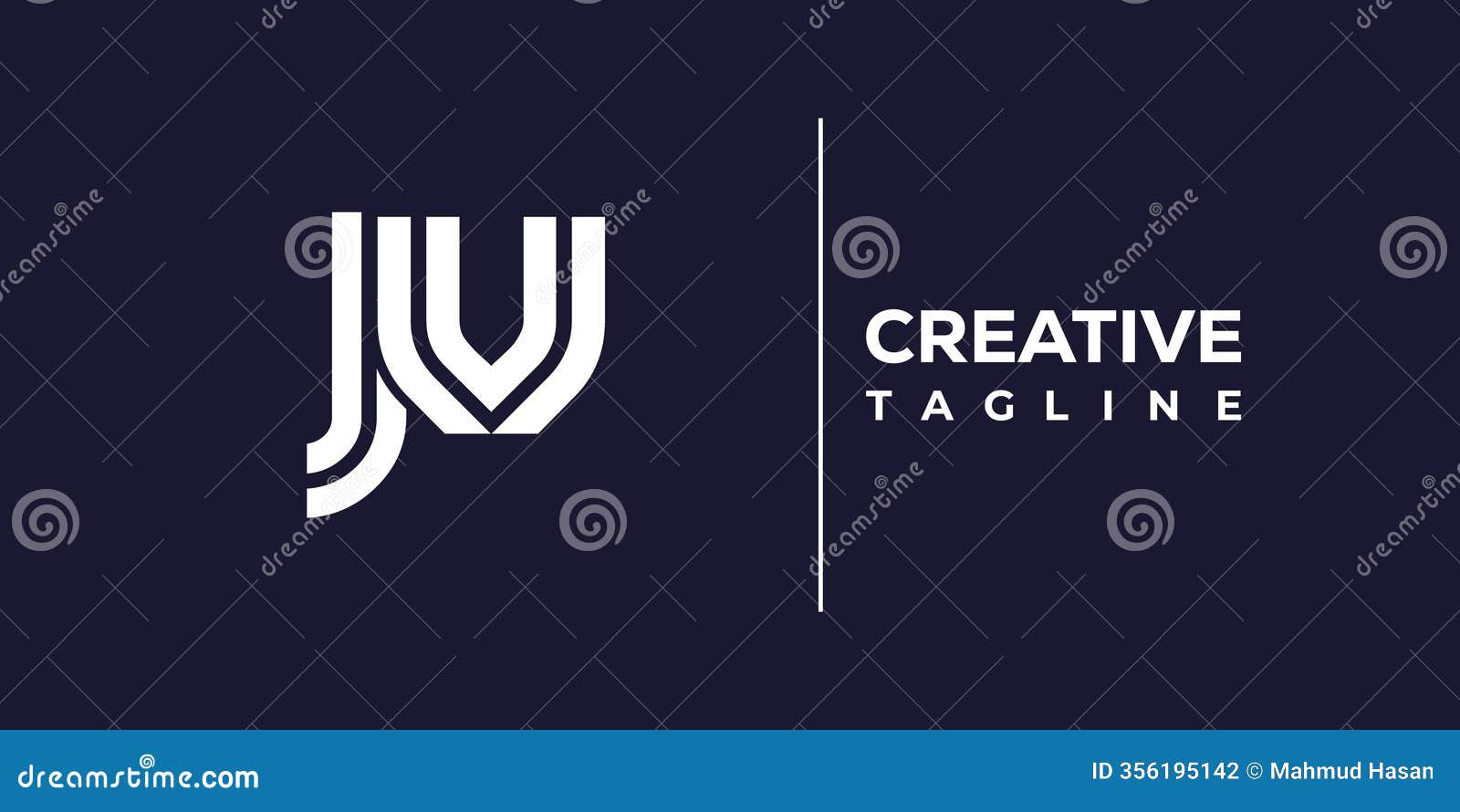 JW abstract logo stock vector. Illustration of font - 356195142