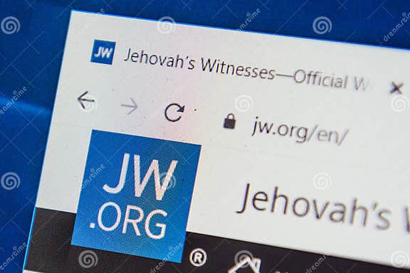Jw.org Web Site. Selective Focus. Editorial Stock Photo - Image of ...