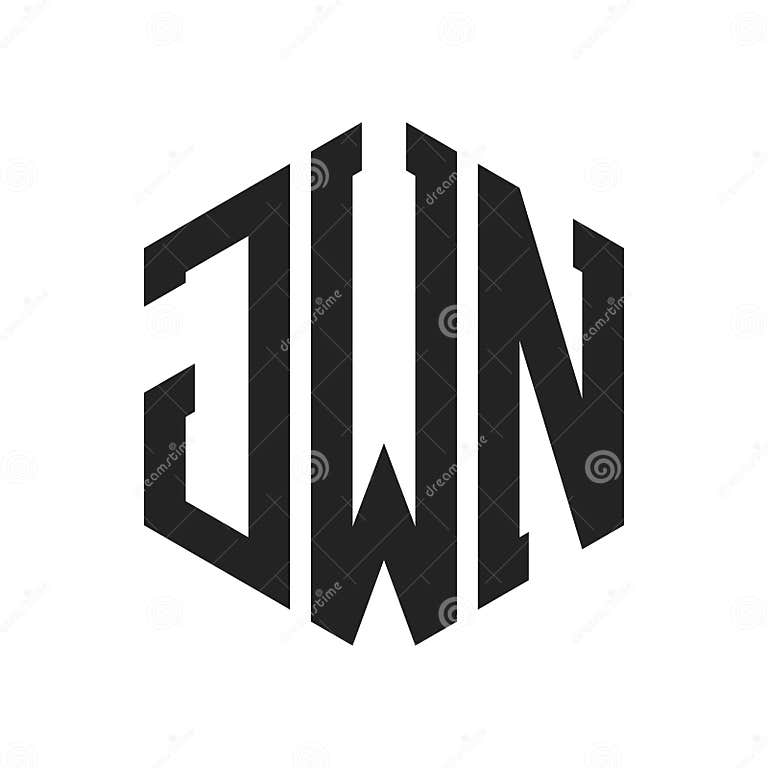 JWN Logo Design. Initial Letter JWN Monogram Logo Using Hexagon Shape ...