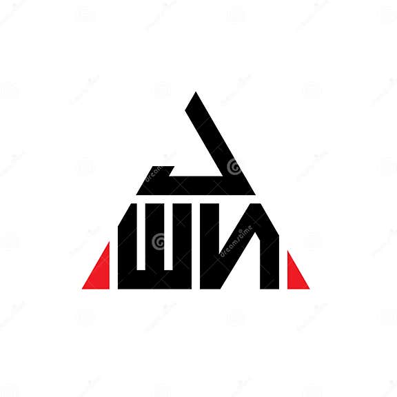 JWN Triangle Letter Logo Design with Triangle Shape. JWN Triangle Logo ...