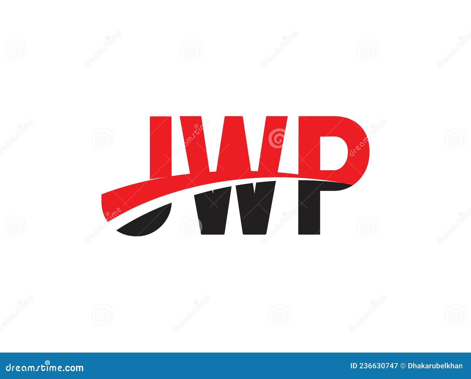 JWP Letter Initial Logo Design Vector Illustration Stock Vector ...