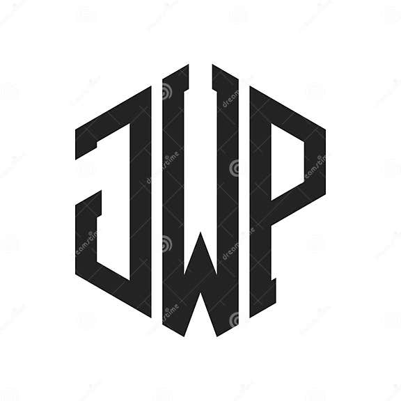 JWP Logo Design. Initial Letter JWP Monogram Logo Using Hexagon Shape ...