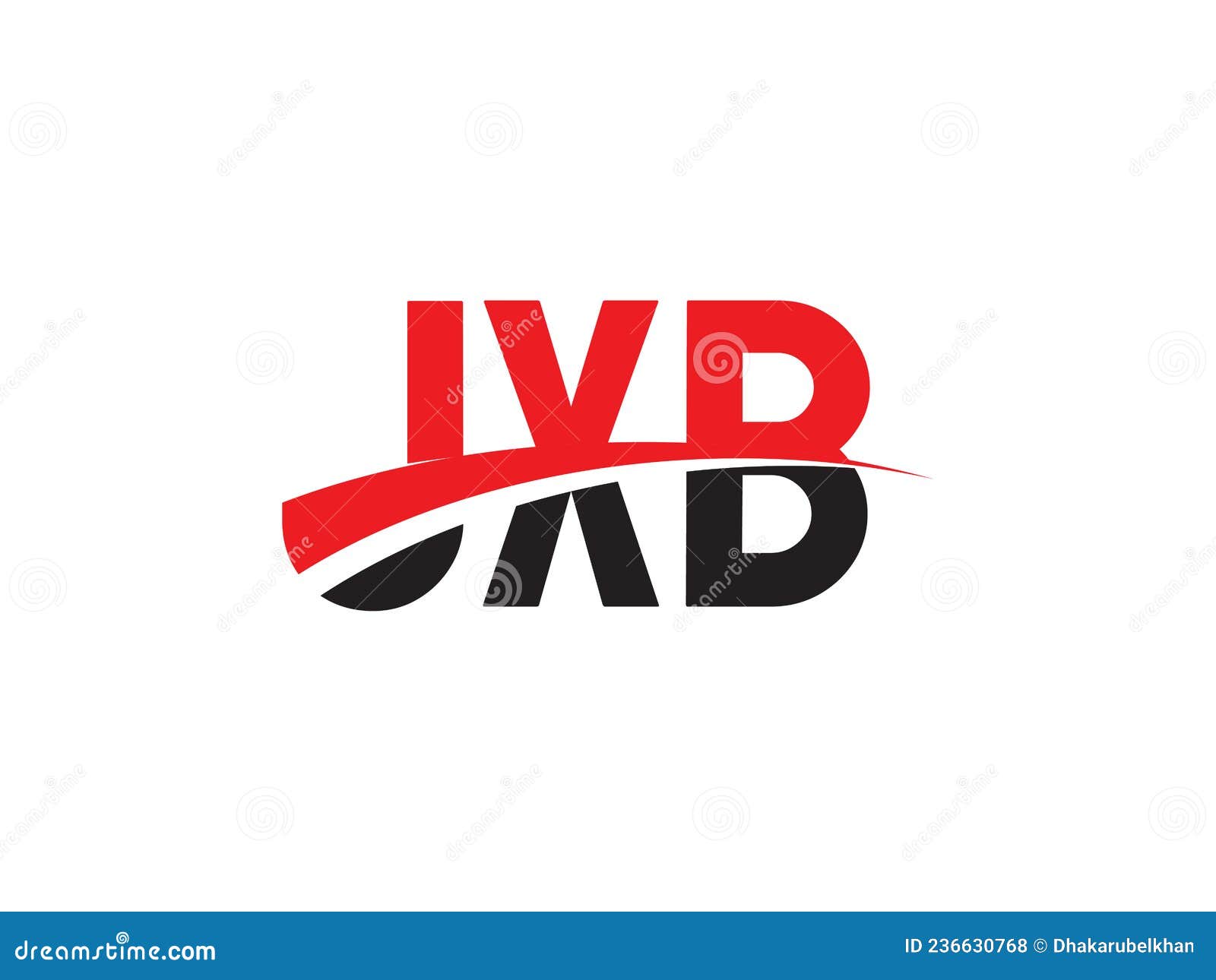 JXB Letter Initial Logo Design Vector Illustration Stock Vector ...