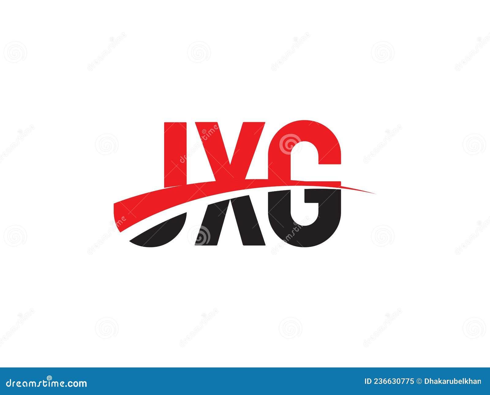 JXG Letter Initial Logo Design Vector Illustration Stock Vector ...