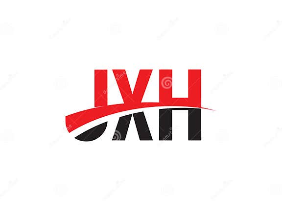 JXH Letter Initial Logo Design Vector Illustration Stock Vector ...