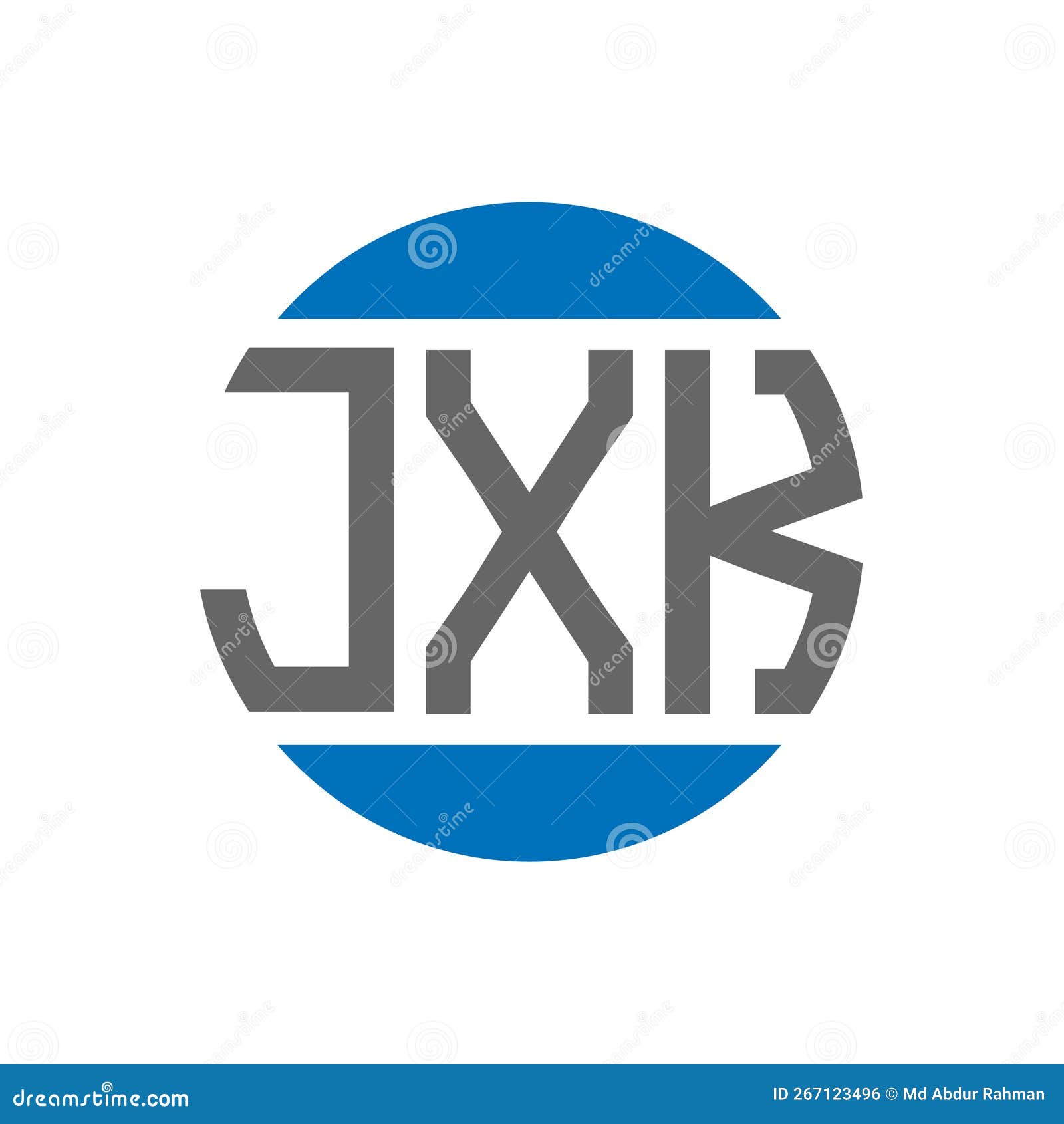 JXK Letter Logo Design on White Background. JXK Creative Initials ...