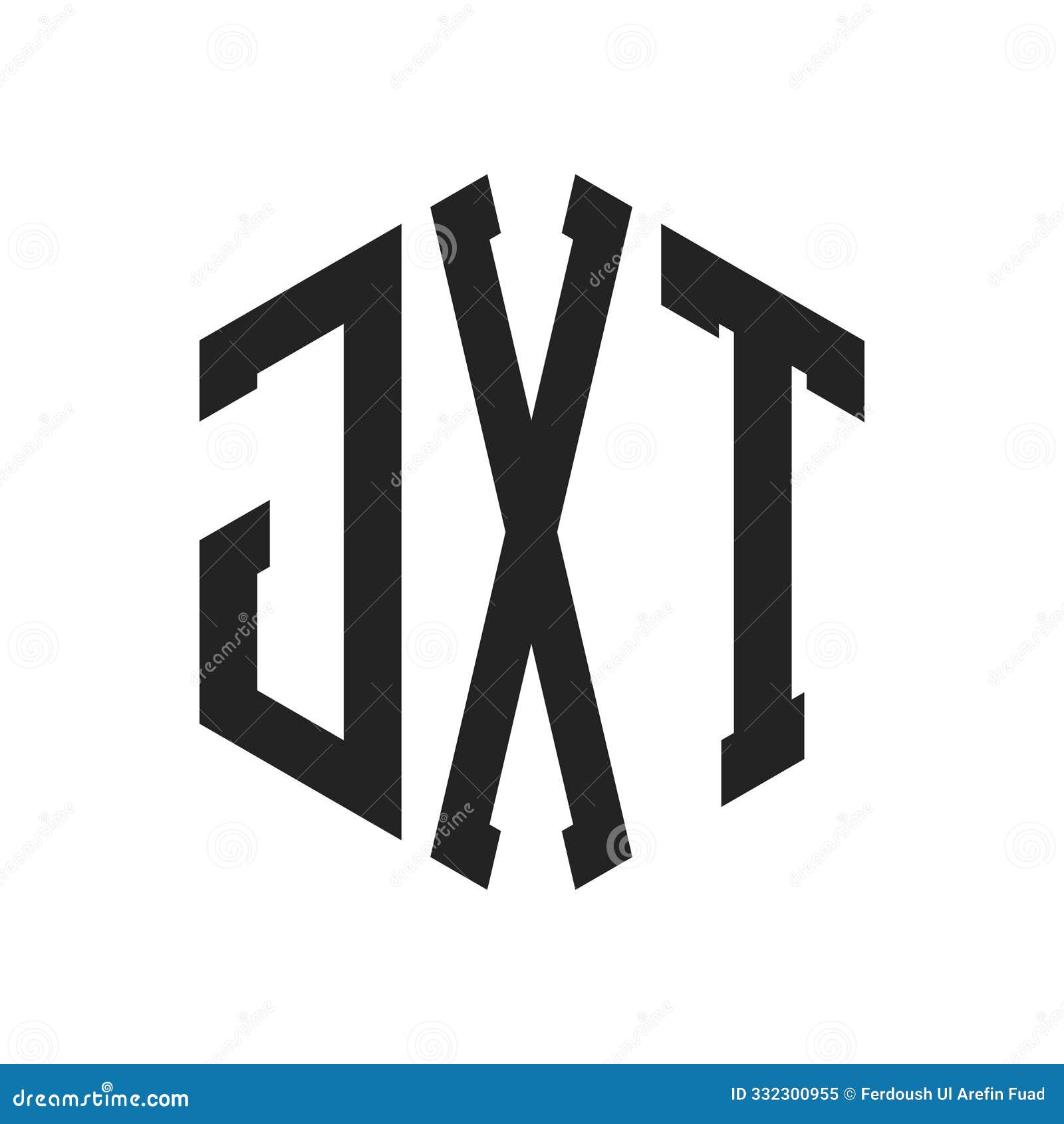 JXT Logo Design. Initial Letter JXT Monogram Logo Using Hexagon Shape ...