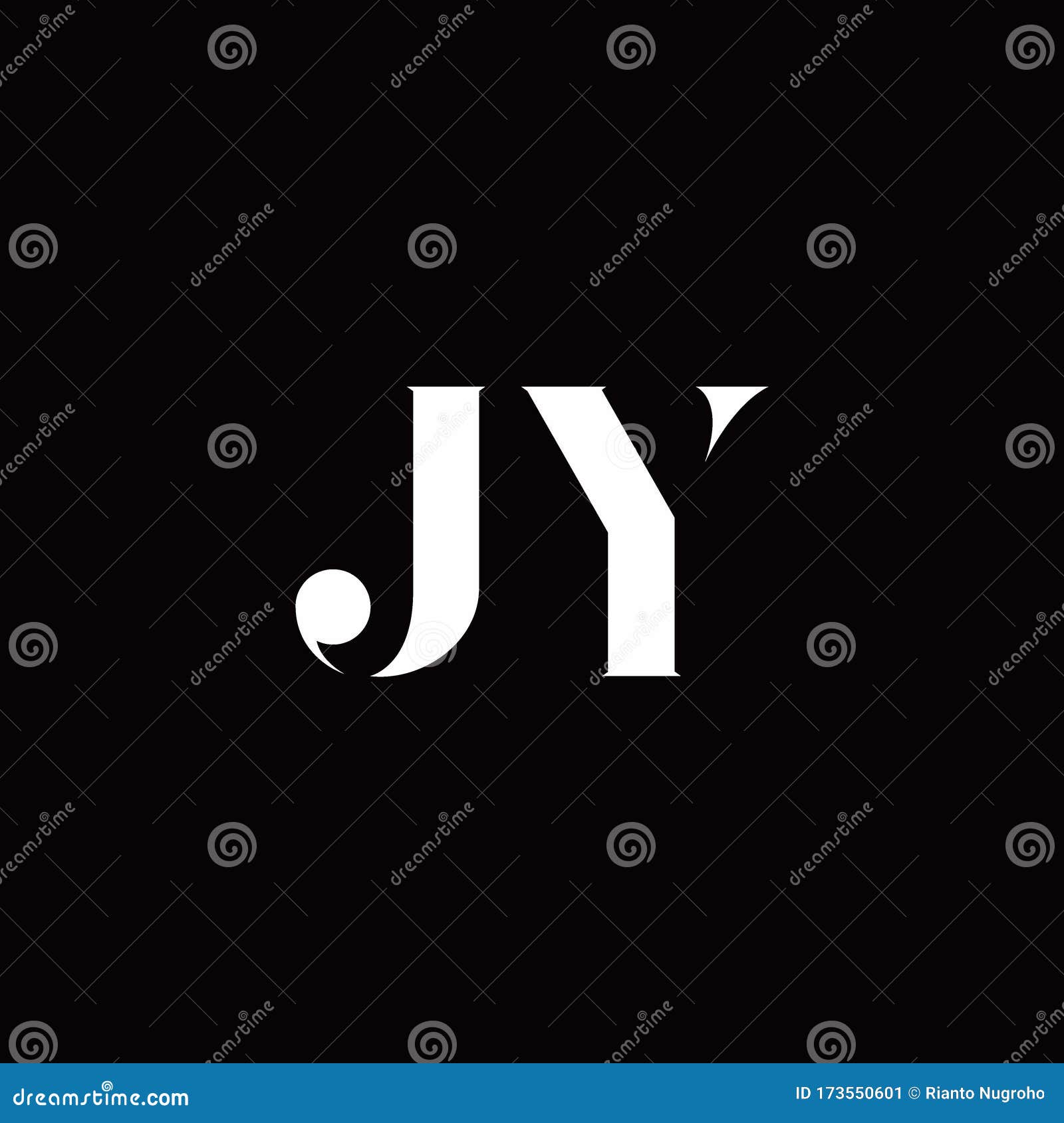 JY Logo Letter Initial Logo Designs Template Stock Vector ...